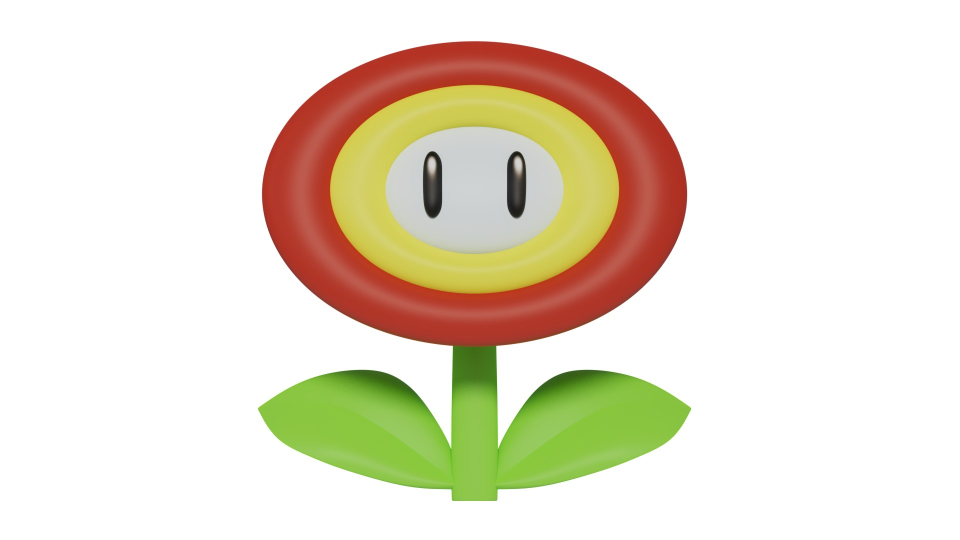 3D Power Flowers - Mario - TurboSquid 2049653