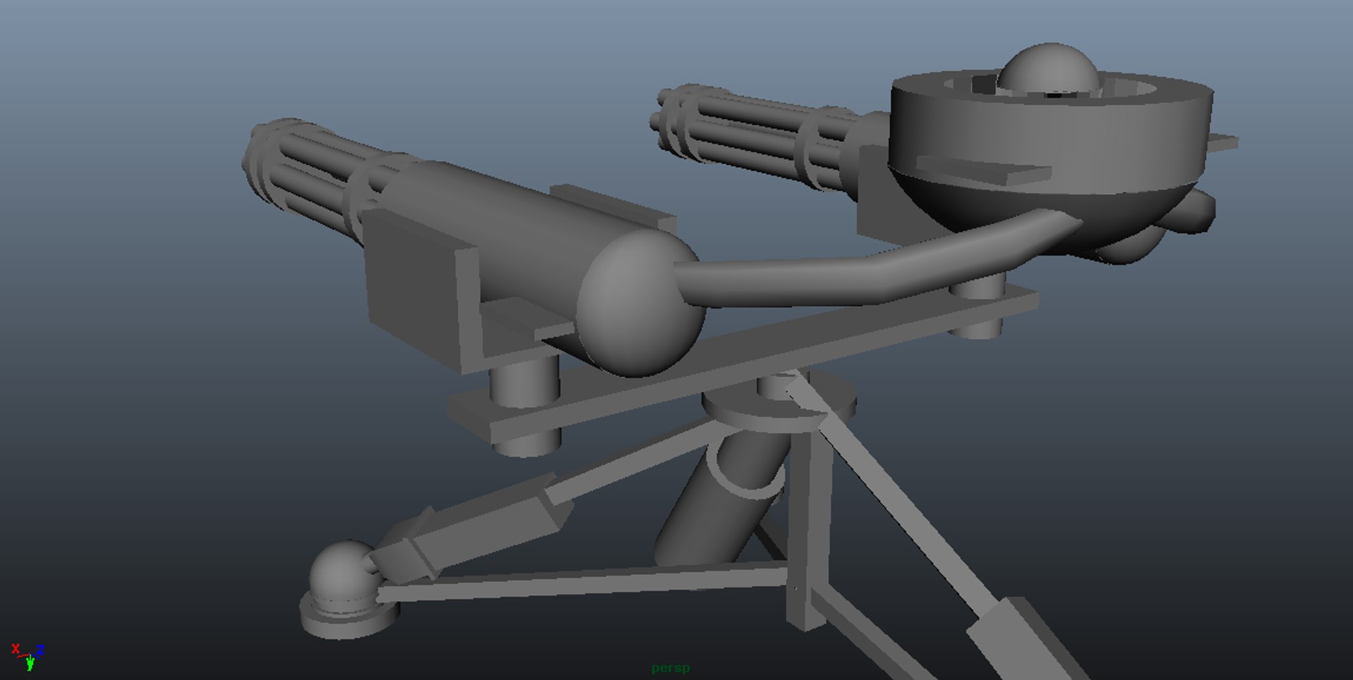 3d automatic turret