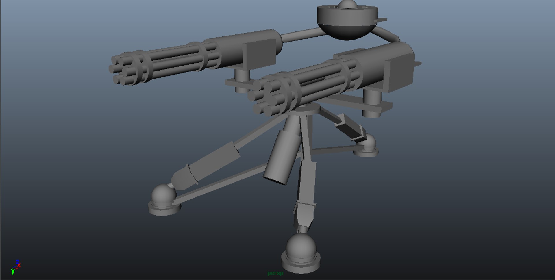 3d automatic turret