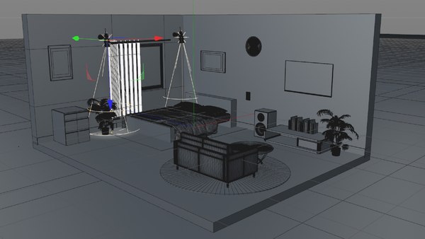 modelo 3d Habitación isométrica modelo 3d - TurboSquid 1997481