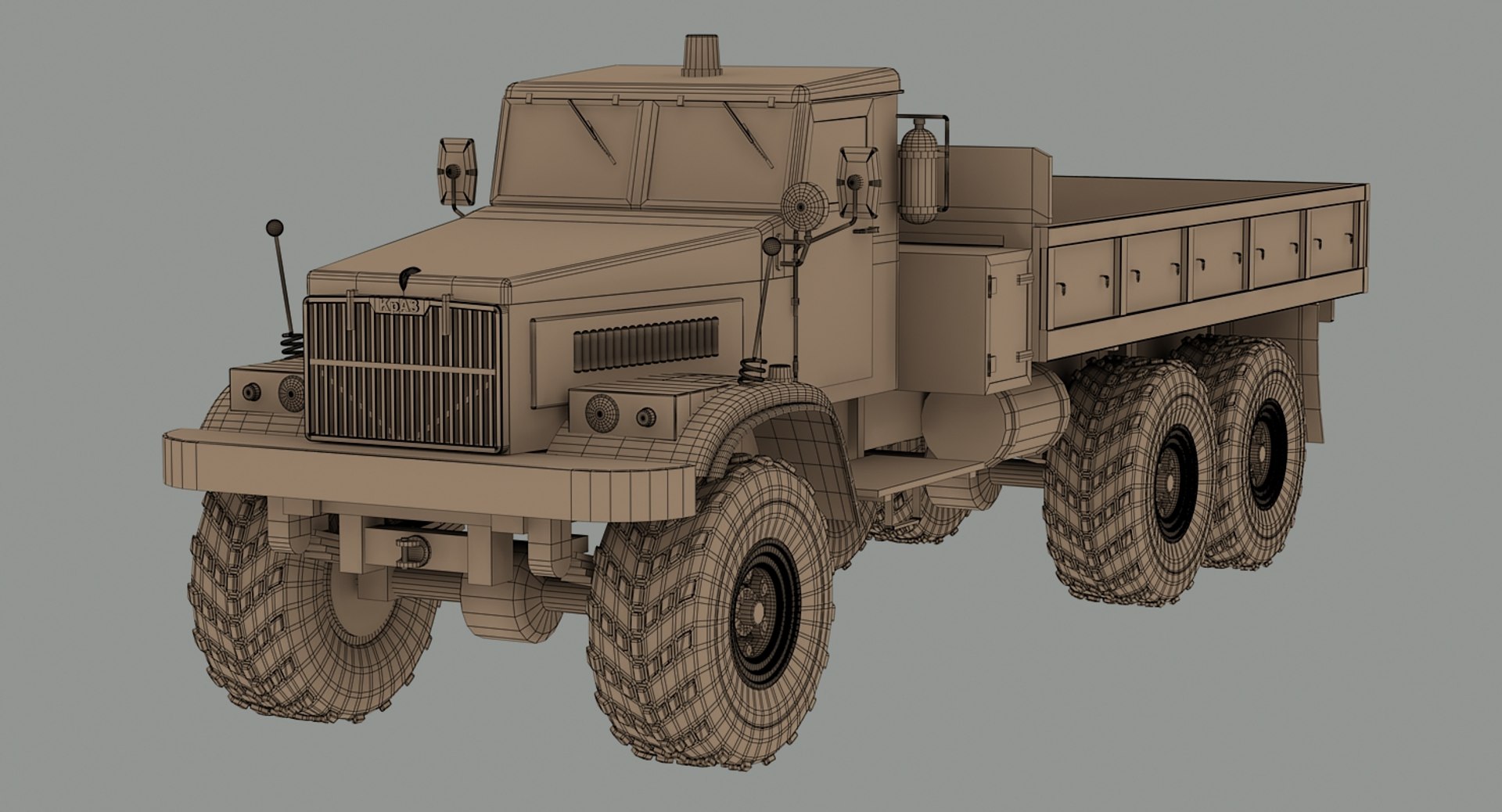 Max Russian Kraz 255 Airfield
