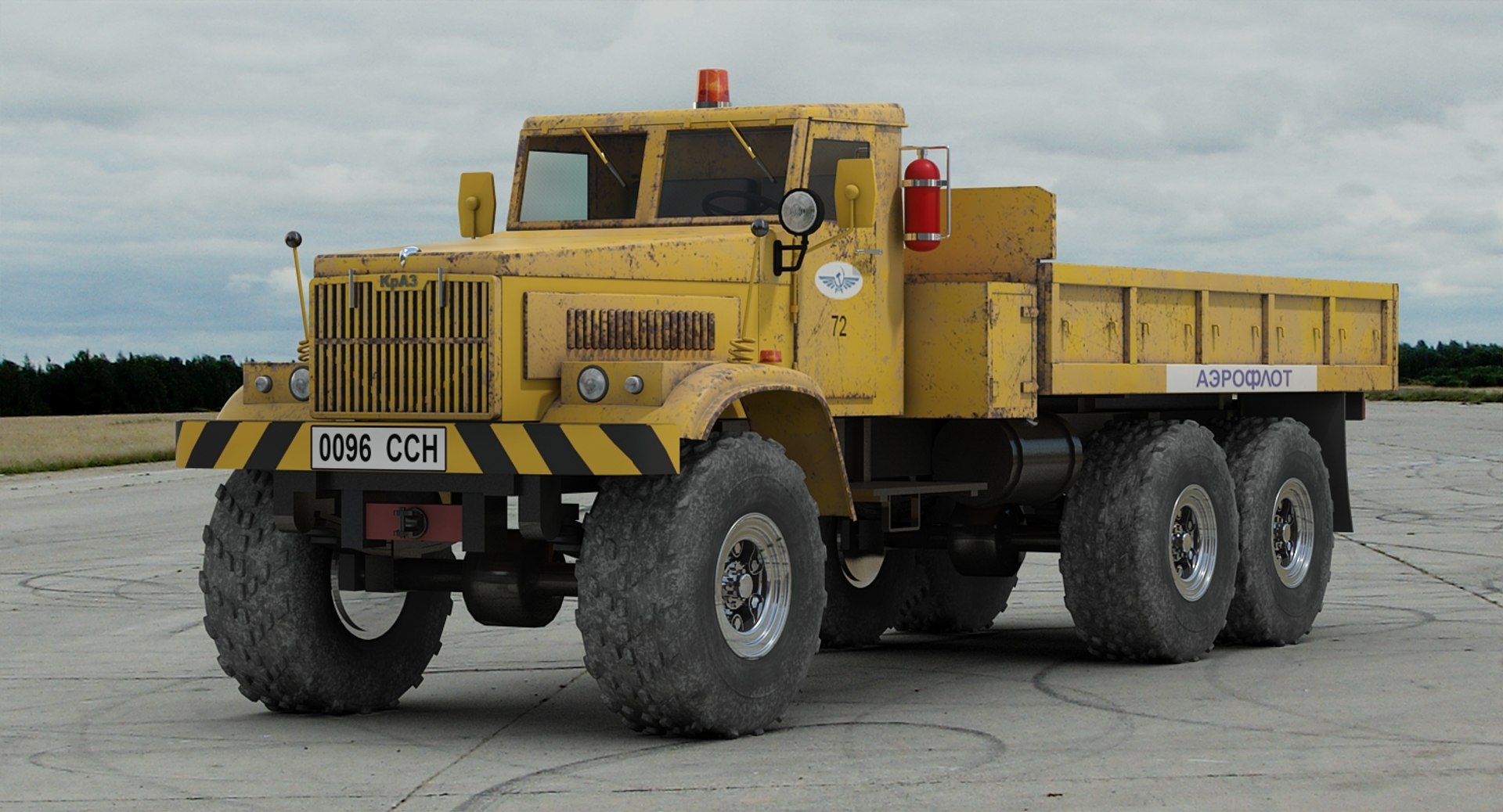 Max Russian Kraz 255 Airfield