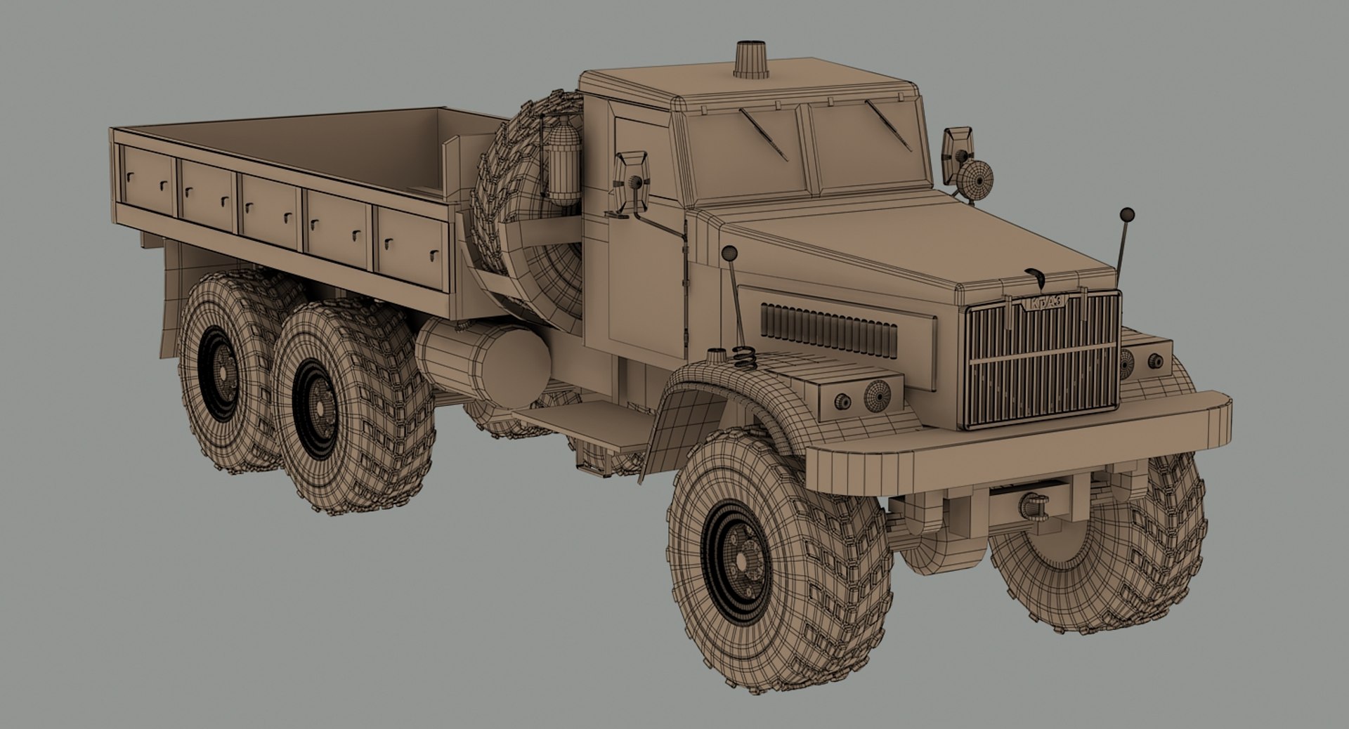 Max Russian Kraz 255 Airfield
