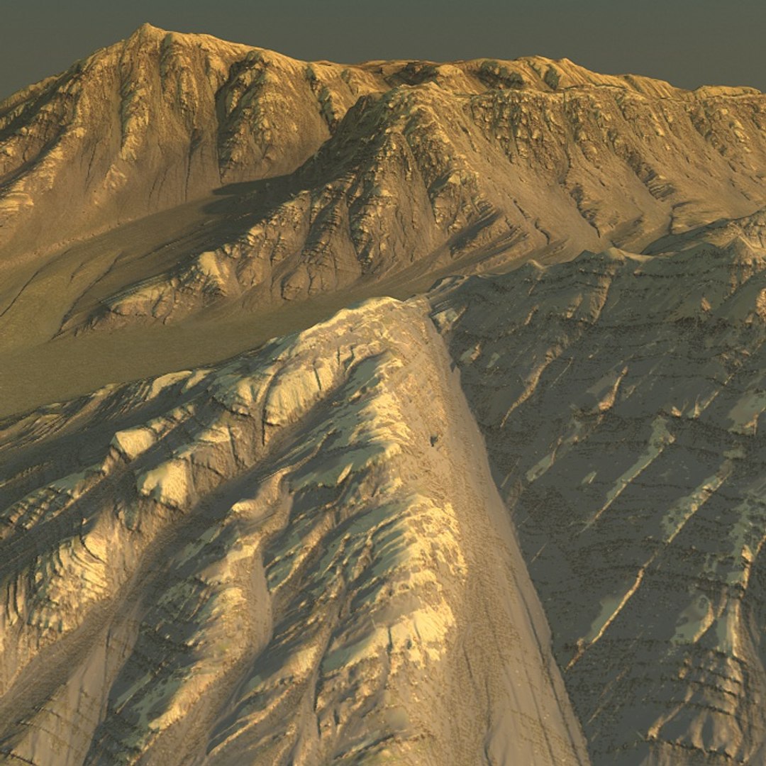 3d Terrain Maps Model
