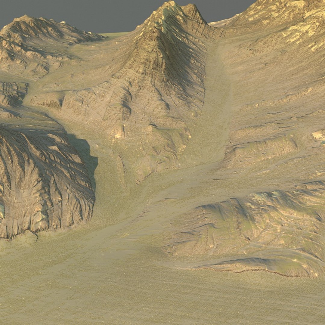 3d Terrain Maps Model