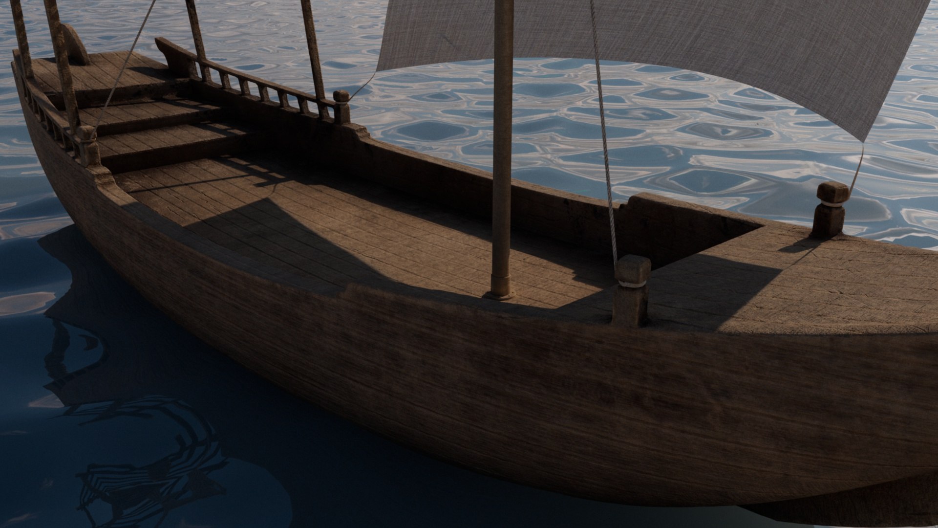 Arabic Wooden Boat 3D Model - TurboSquid 2172234