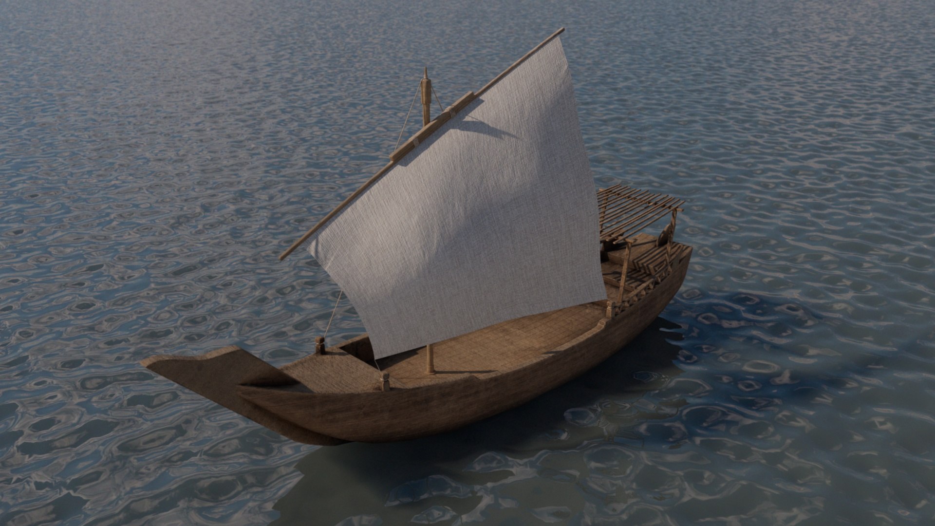 Arabic Wooden Boat 3D Model - TurboSquid 2172234