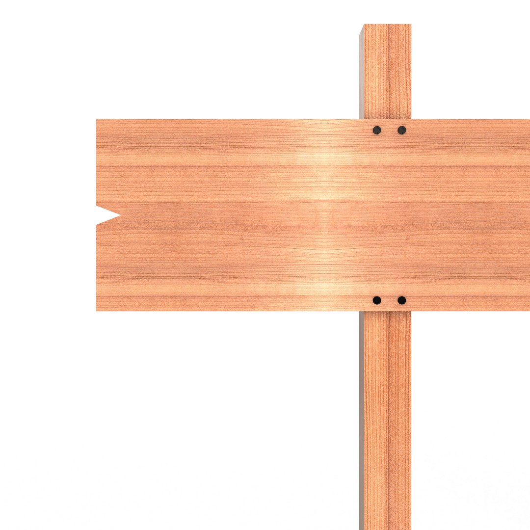 Wooden Sign 3D Model - TurboSquid 1813604