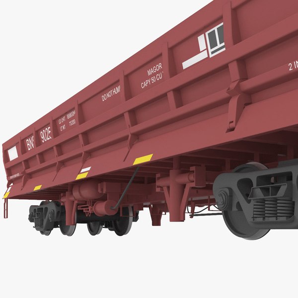 3D Railroad side dump wagon - TurboSquid 1788395