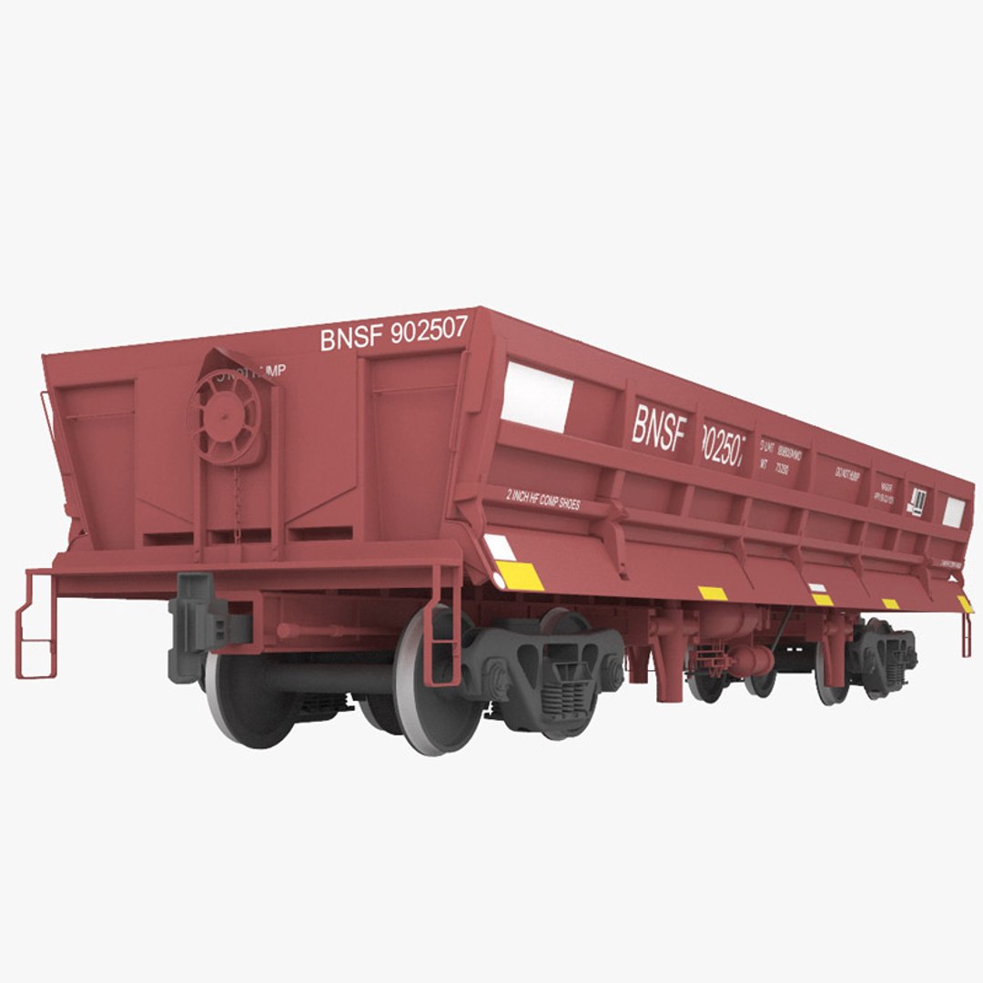 3D Railroad side dump wagon - TurboSquid 1788395