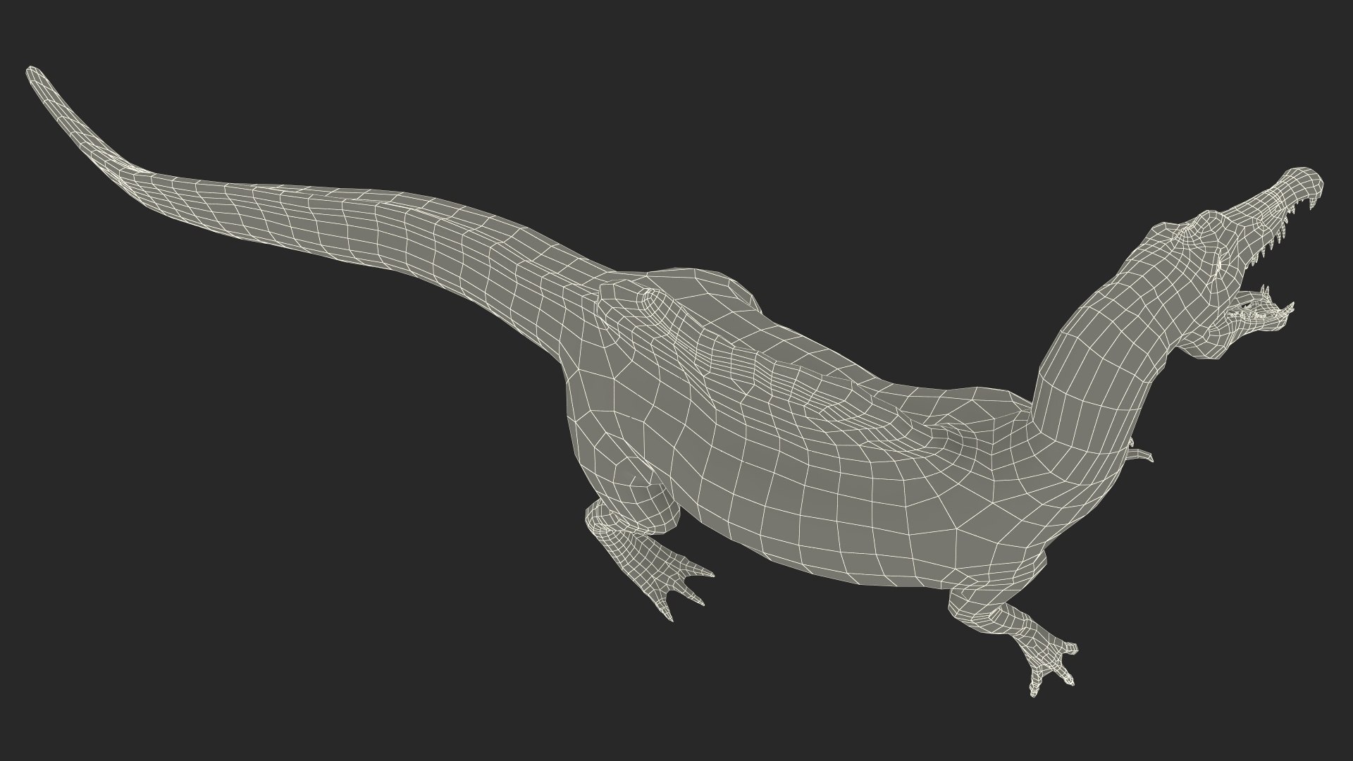 Jurassic Reptile Spinosaurus Green Roaring Pose 3D - TurboSquid 2270185