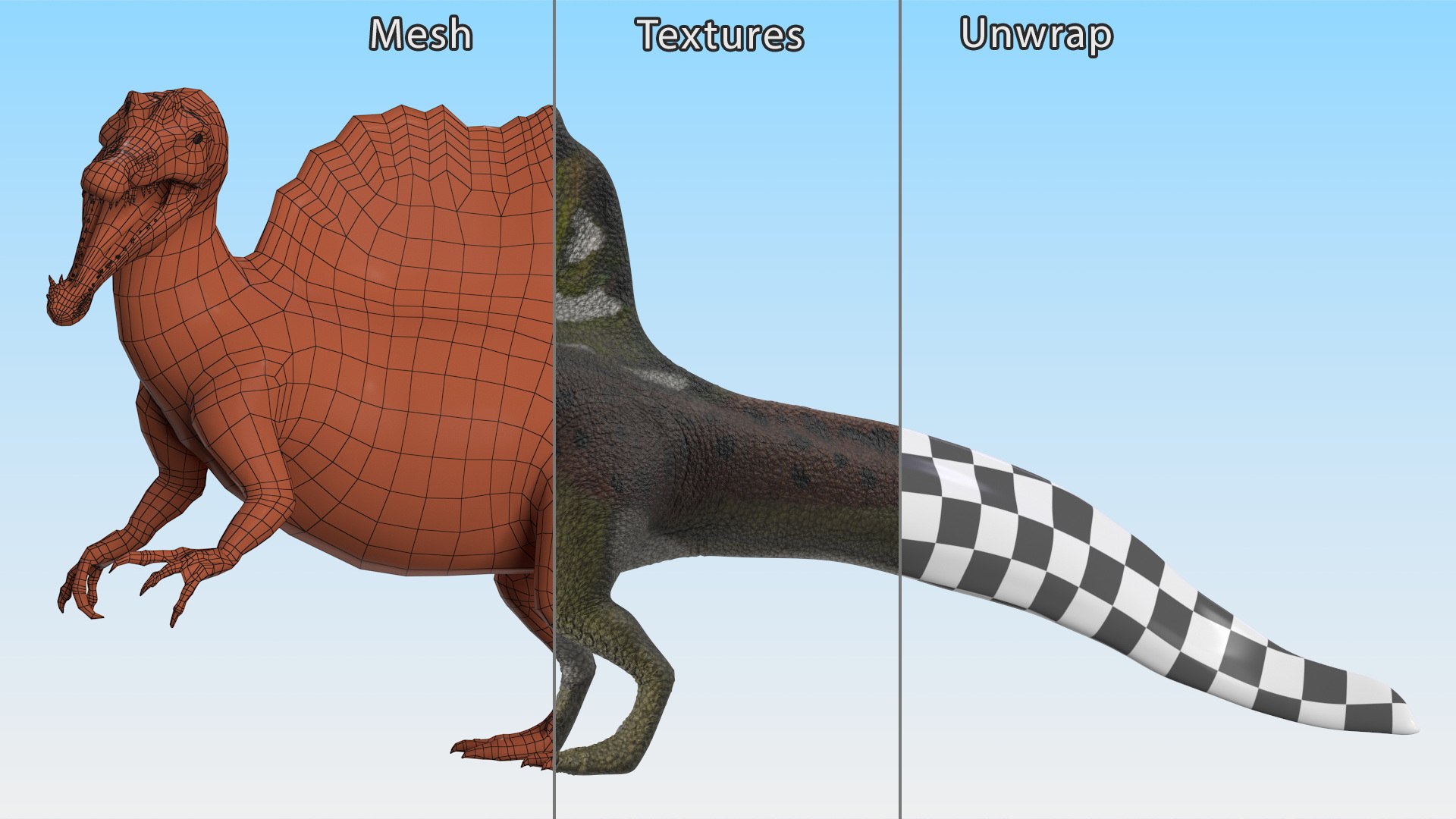 Jurassic Reptile Spinosaurus Green Roaring Pose 3D - TurboSquid 2270185