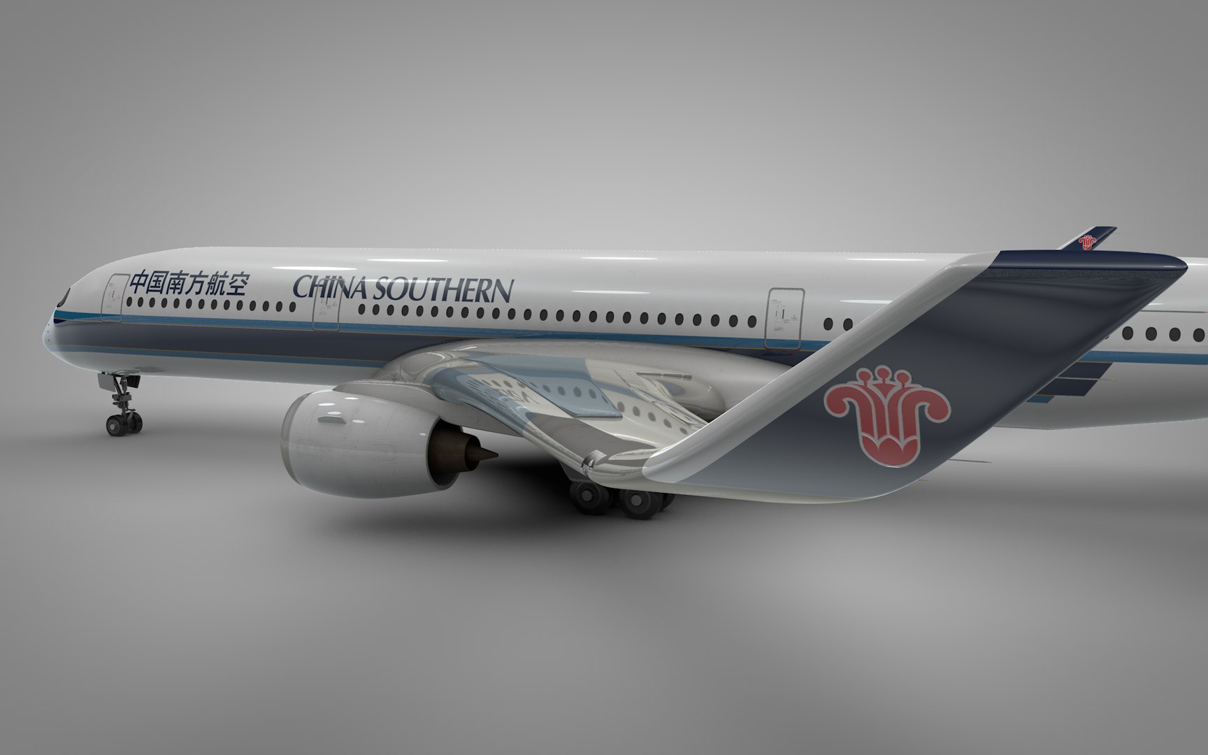 3D a350-900 china southern airlines model - TurboSquid 1652158