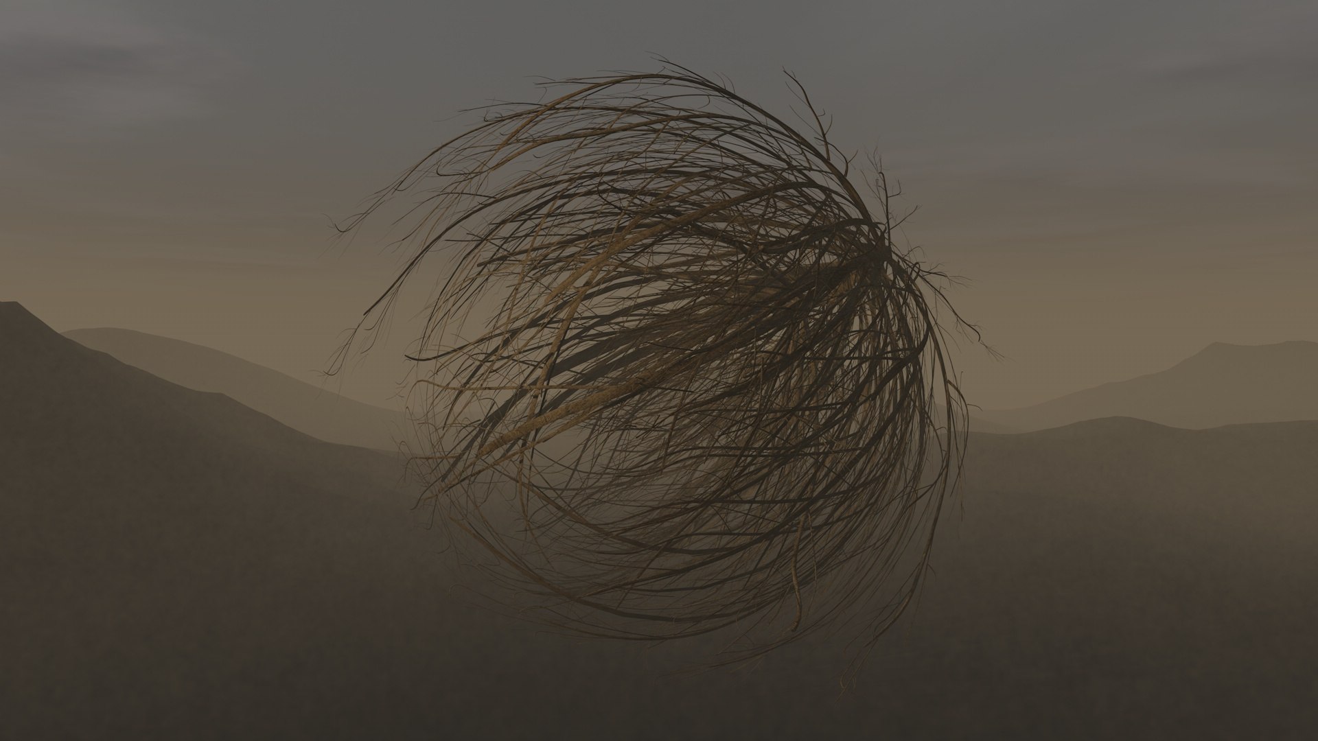 3D Tumble Weed Tumbleweed - TurboSquid 1678064