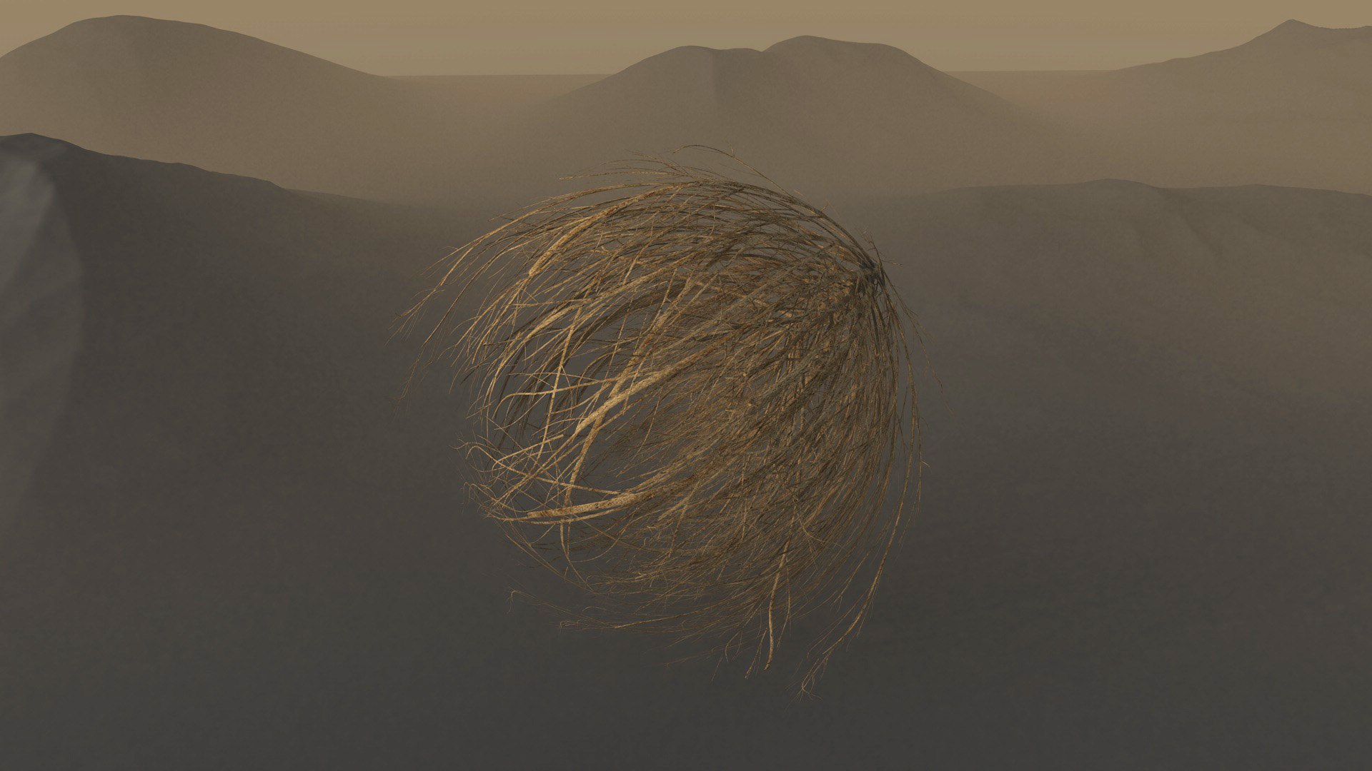 3D Tumble Weed Tumbleweed - TurboSquid 1678064