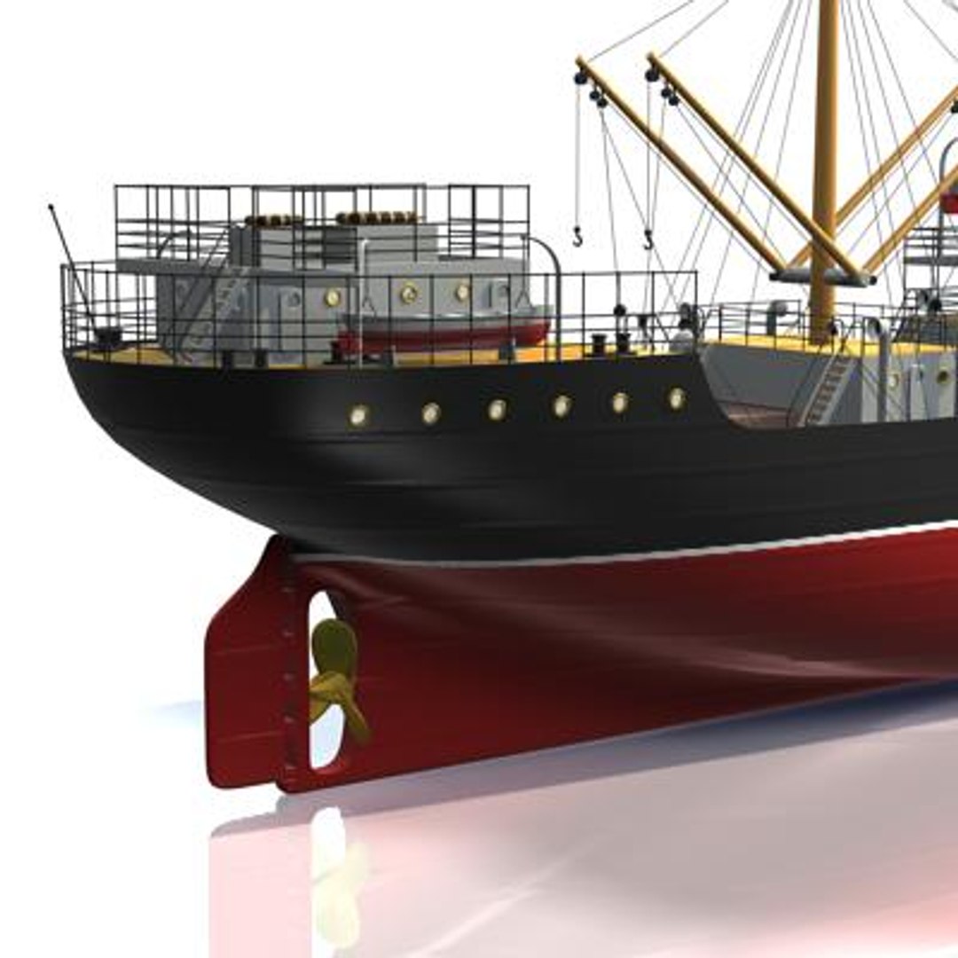 Cargo Ship 3d Lwo