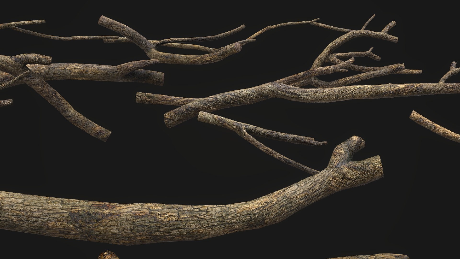Twig V1 PBR Model - TurboSquid 2298007