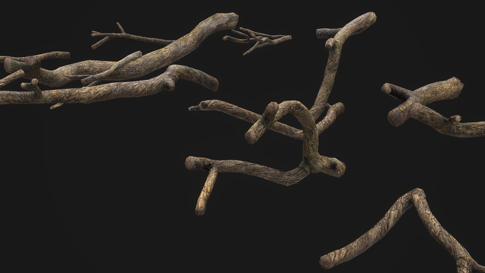 Twig V1 PBR Model - TurboSquid 2298007