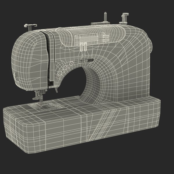 sewing set modeled 3d model