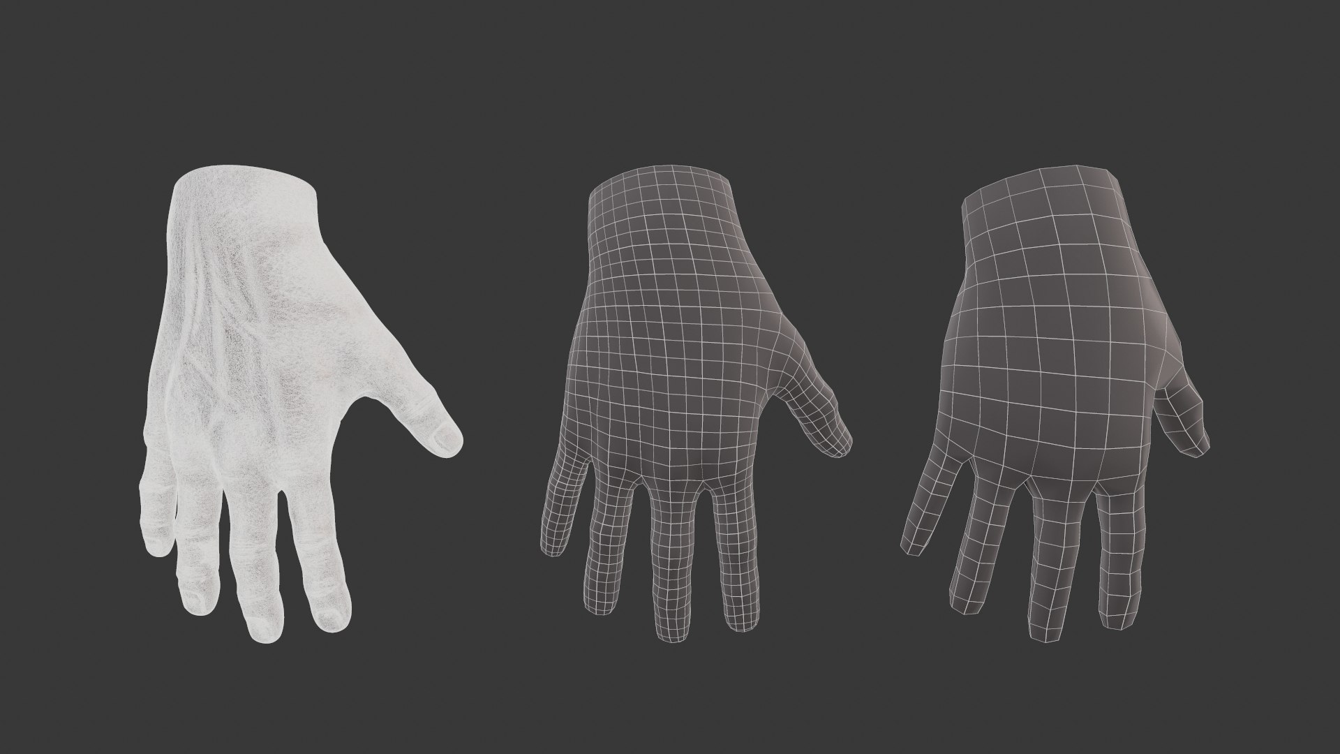 3D model realistic male hand - TurboSquid 1419143