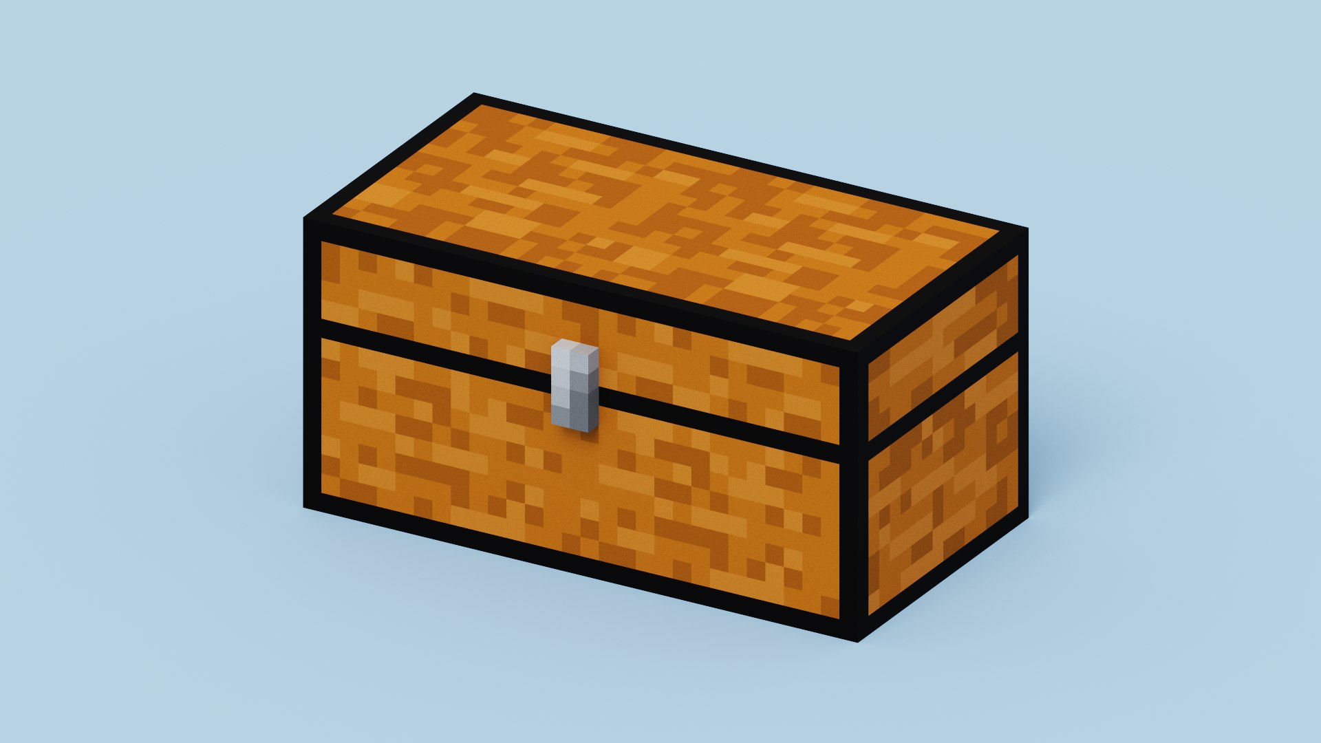 Voxel Chest Model - TurboSquid 2206149