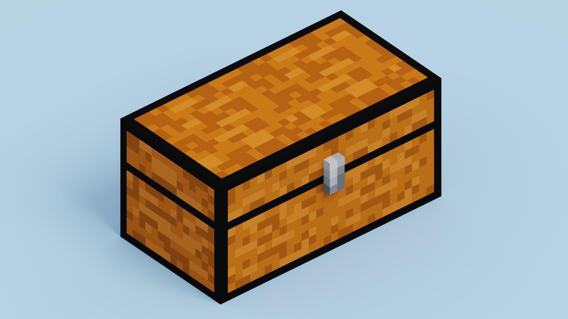 Voxel Chest Model - TurboSquid 2206149