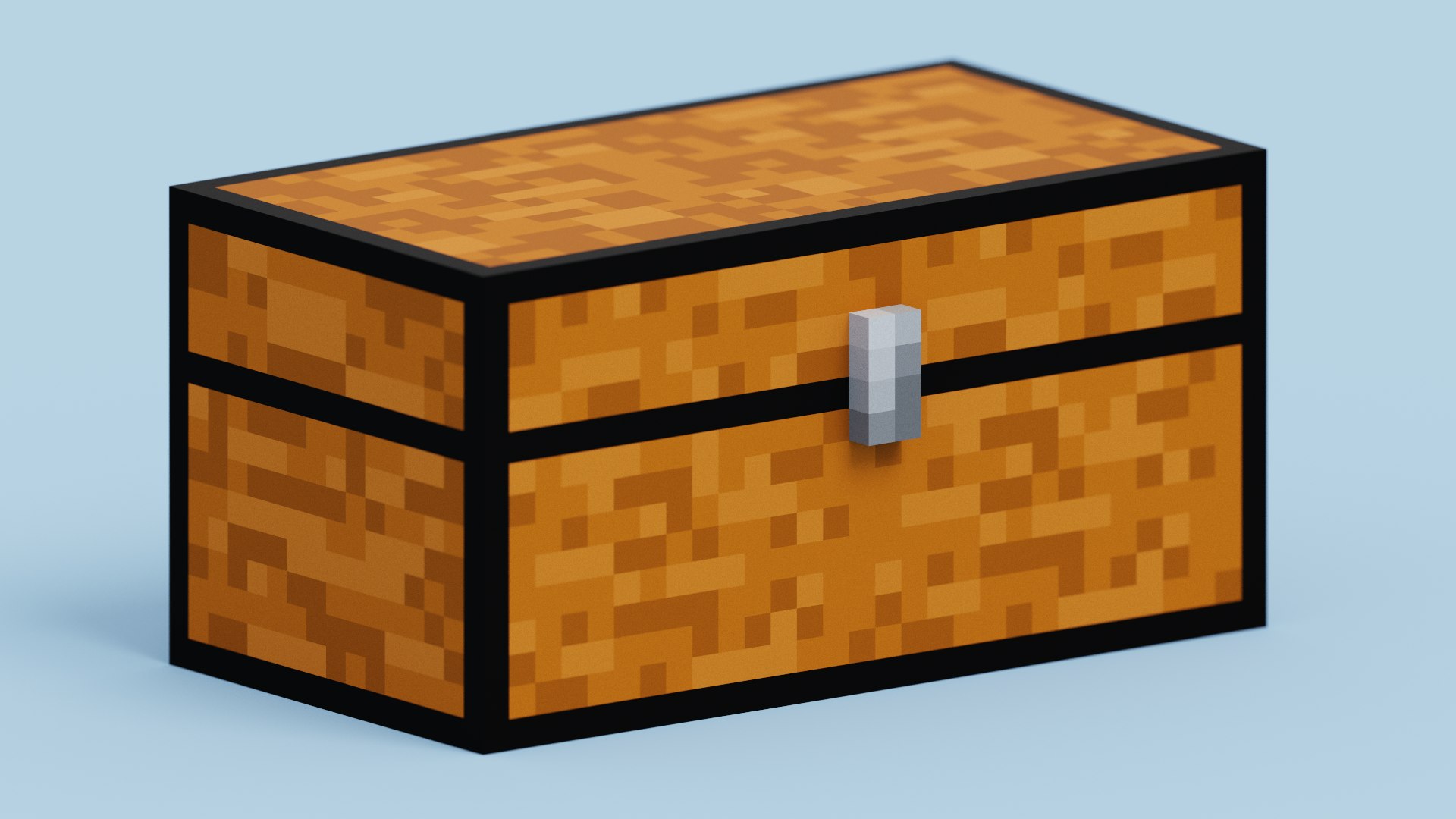 Voxel Chest Model - TurboSquid 2206149