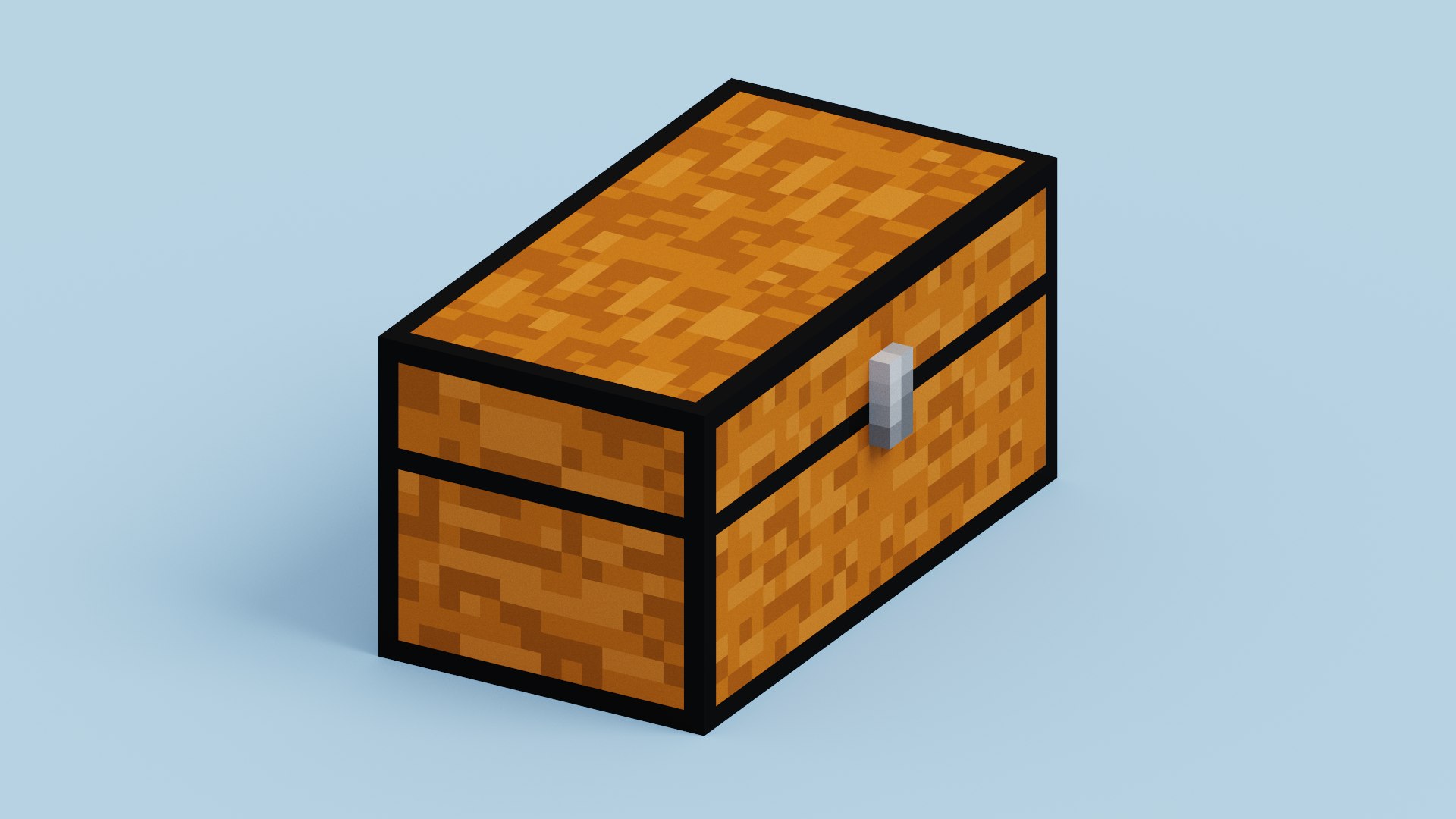 Voxel Chest Model - TurboSquid 2206149