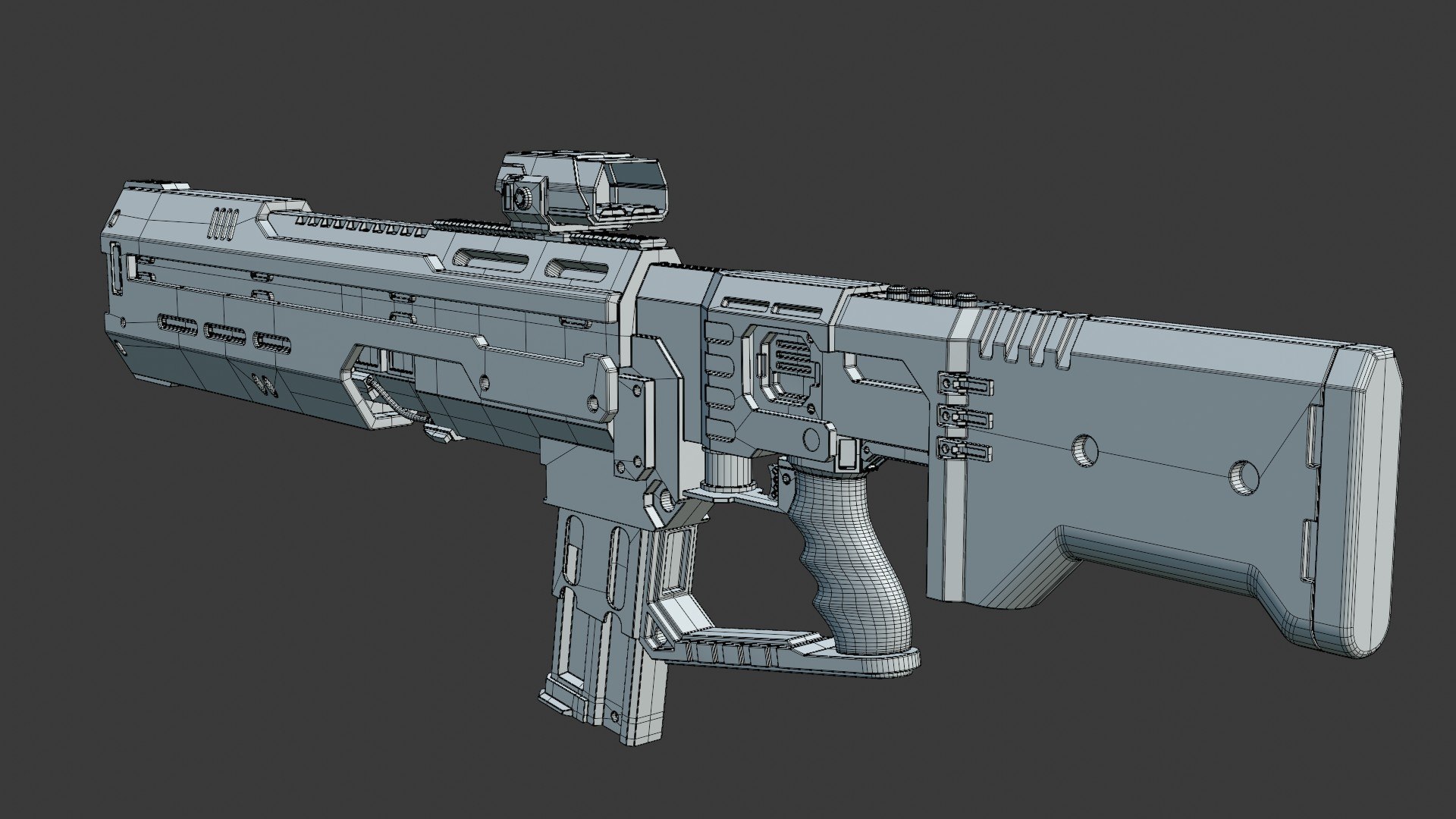 3D Plasma Futuristic Assault Riflel - TurboSquid 1787393