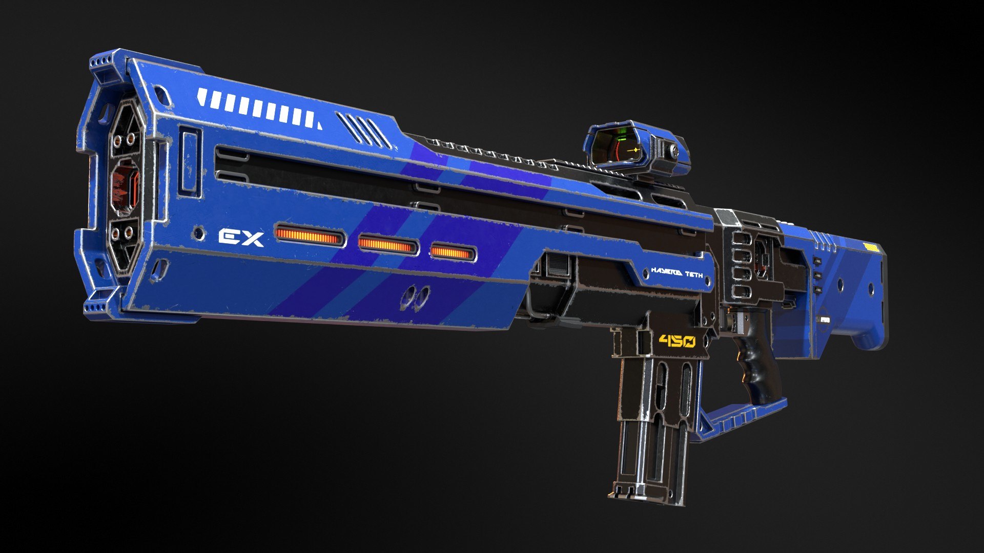 3D Plasma Futuristic Assault Riflel - TurboSquid 1787393