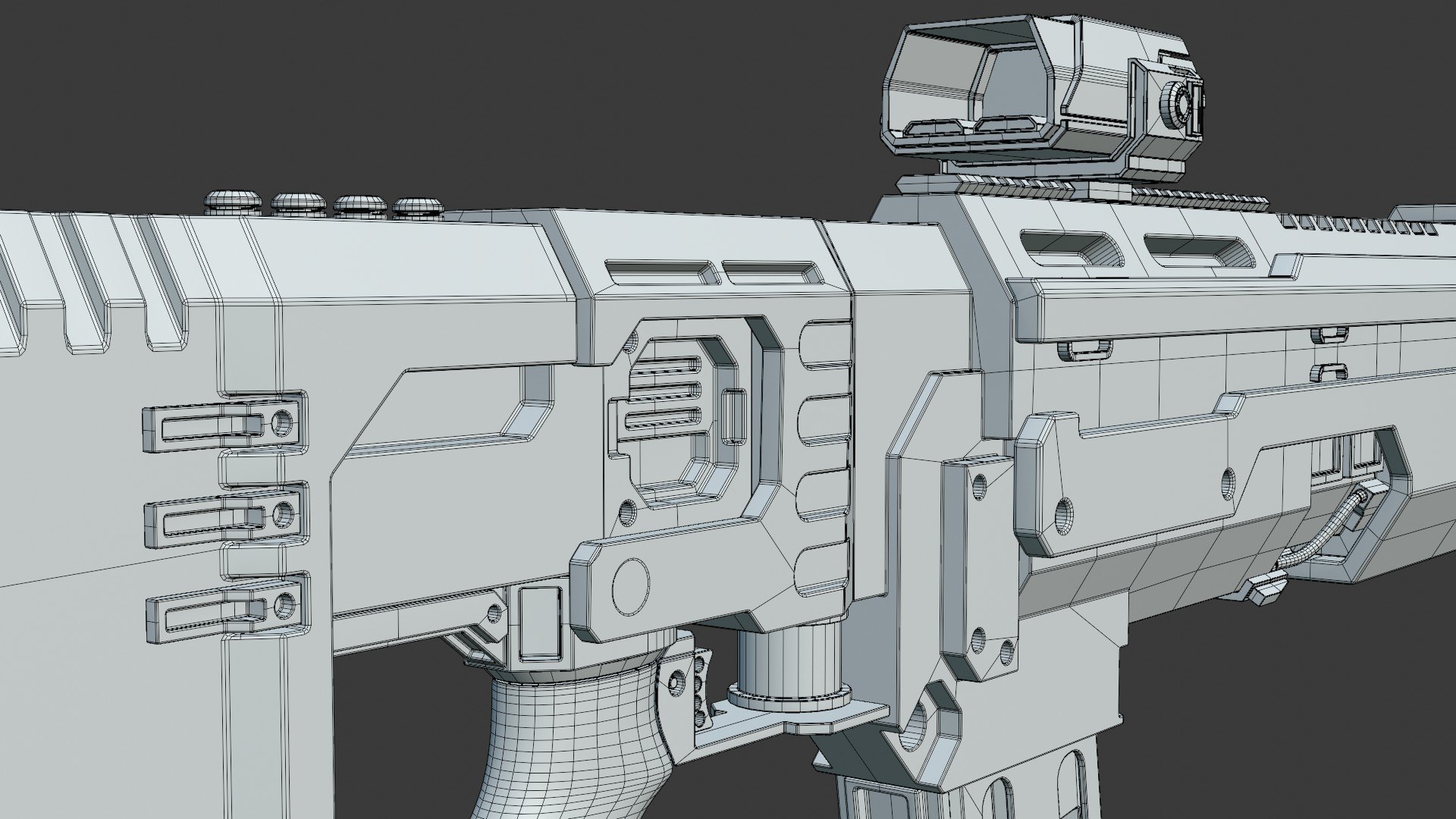 3D Plasma Futuristic Assault Riflel - TurboSquid 1787393
