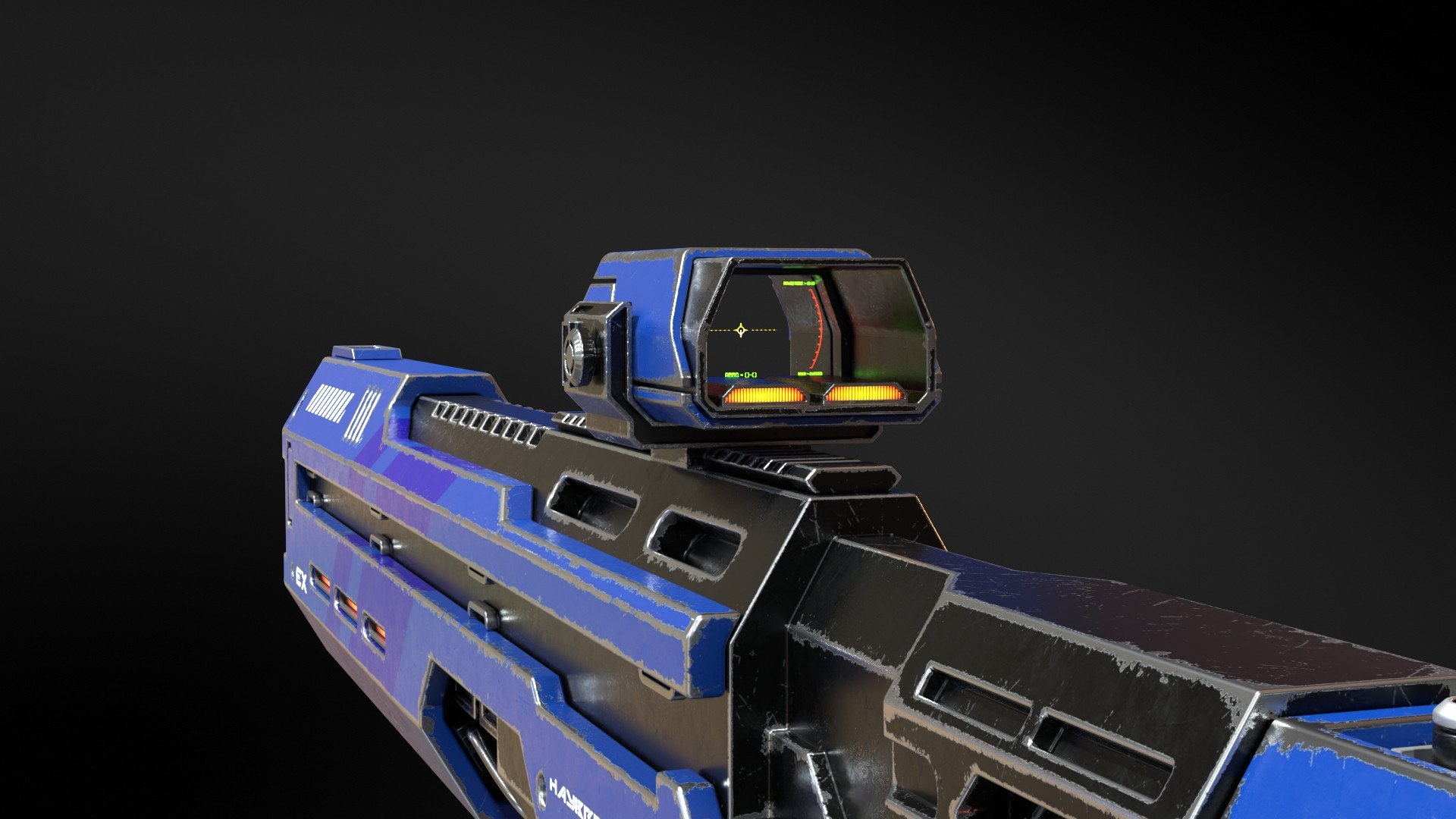 3D Plasma Futuristic Assault Riflel - TurboSquid 1787393