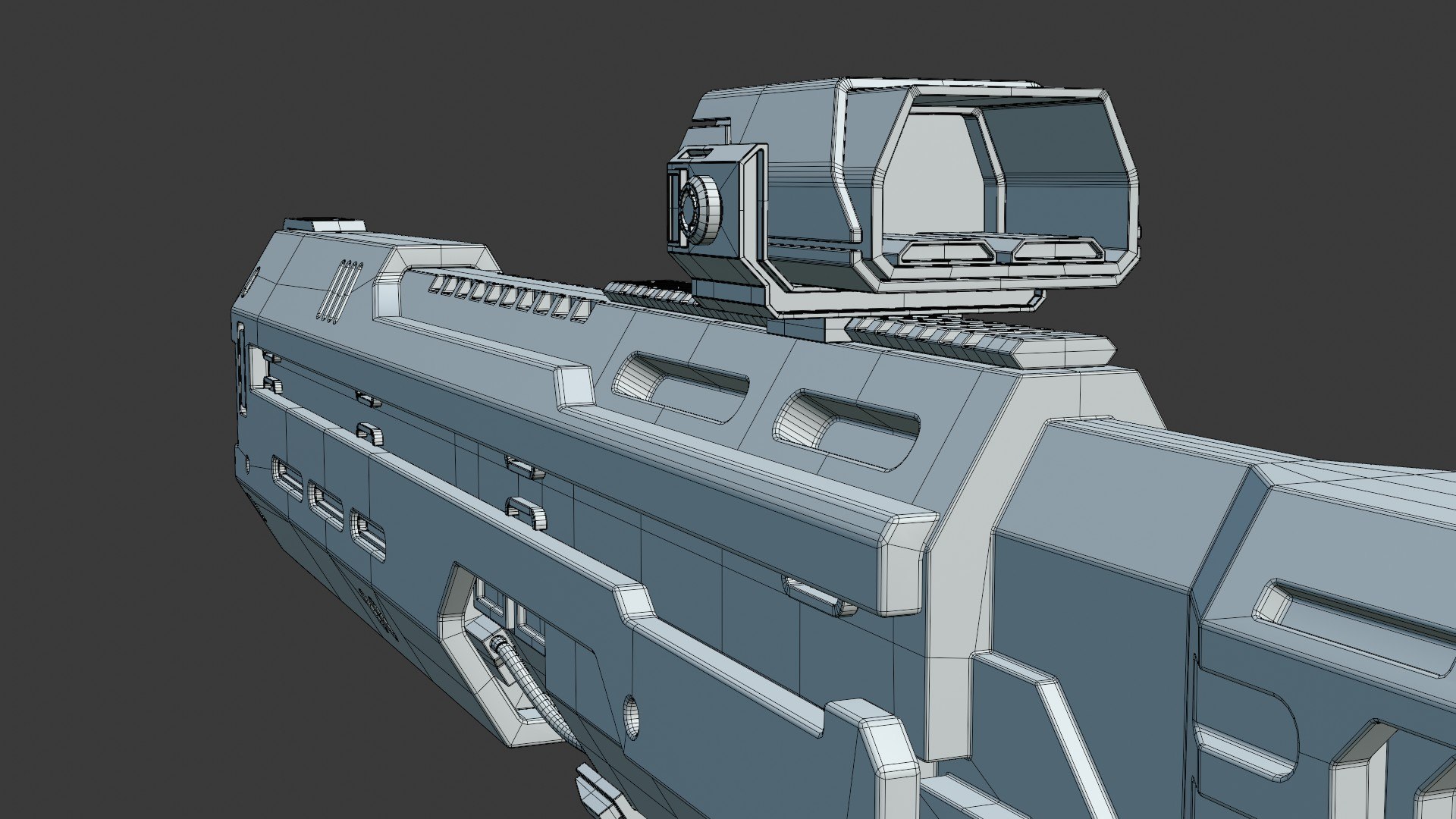 3D Plasma Futuristic Assault Riflel - TurboSquid 1787393