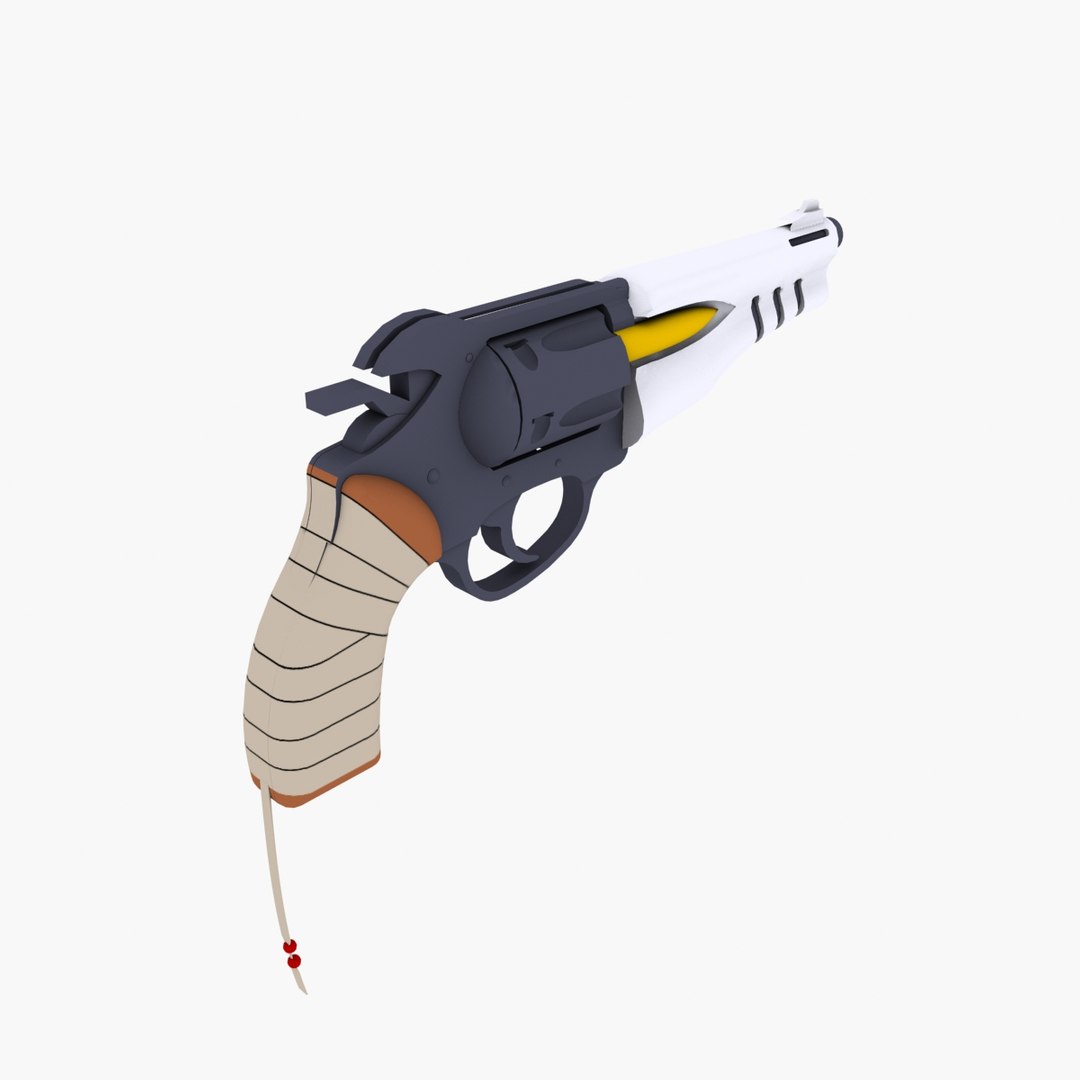 Anime Grenadier Weapon Gun 3d Model