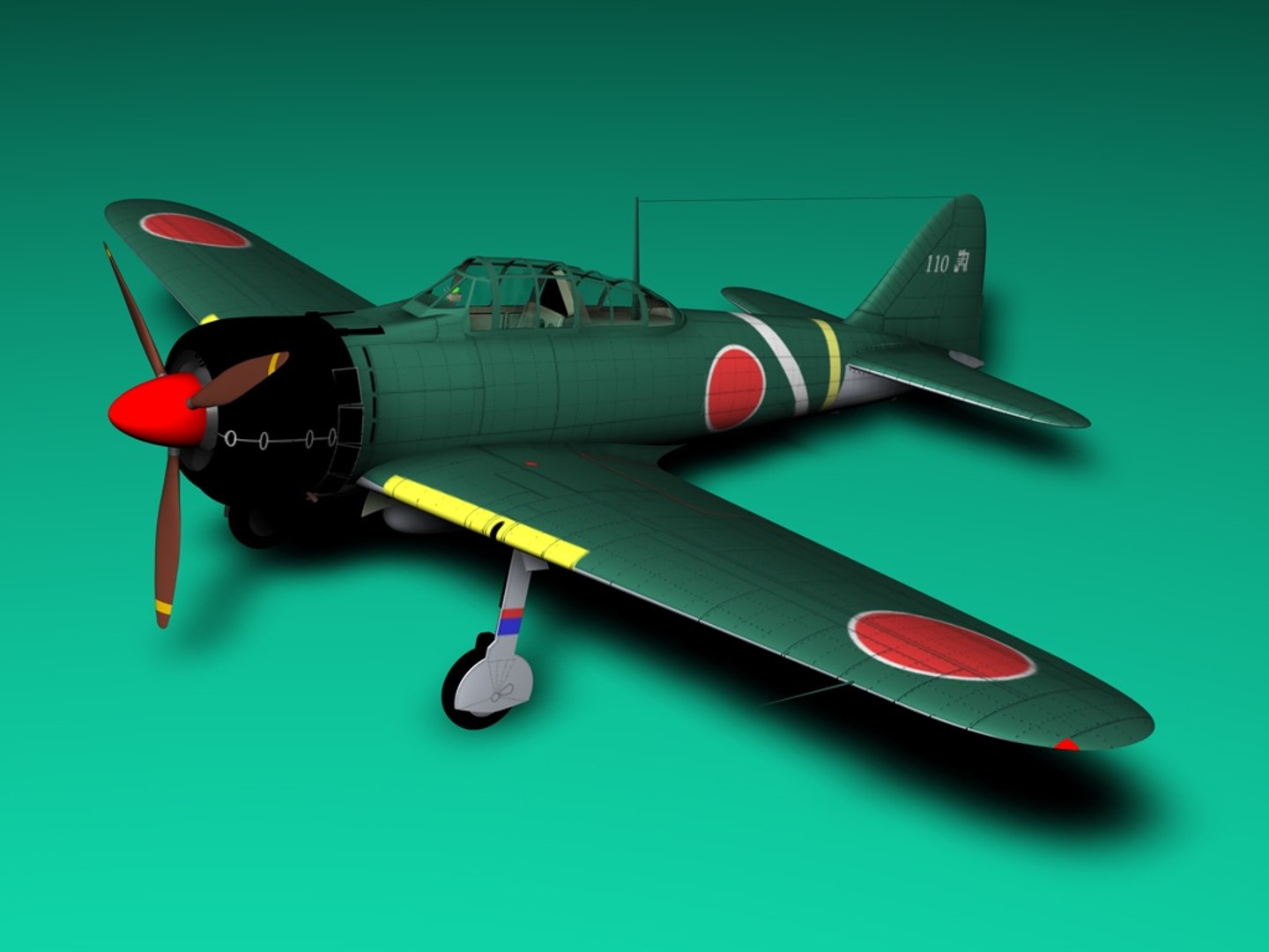A6m2 Zero 3d C4d