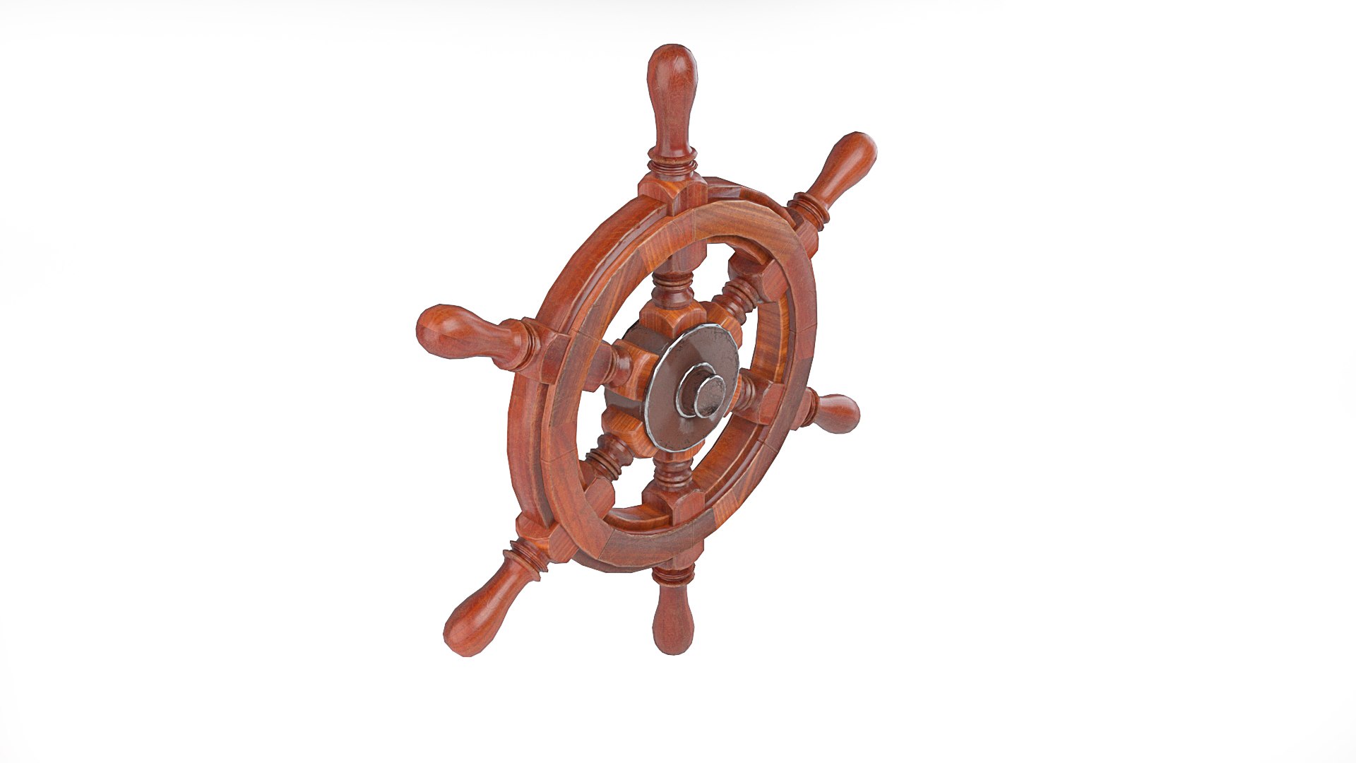 3D Wooden Ship Vessel Wheel Model - TurboSquid 1814238