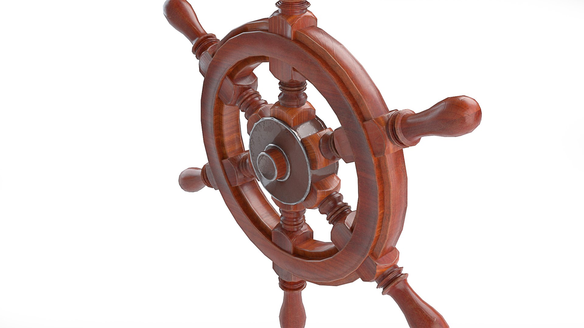 3D Wooden Ship Vessel Wheel Model - TurboSquid 1814238
