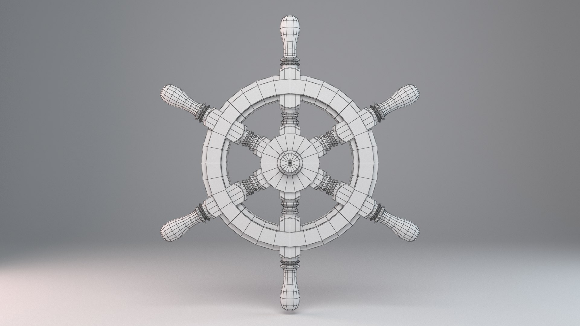 3D Wooden Ship Vessel Wheel Model - TurboSquid 1814238