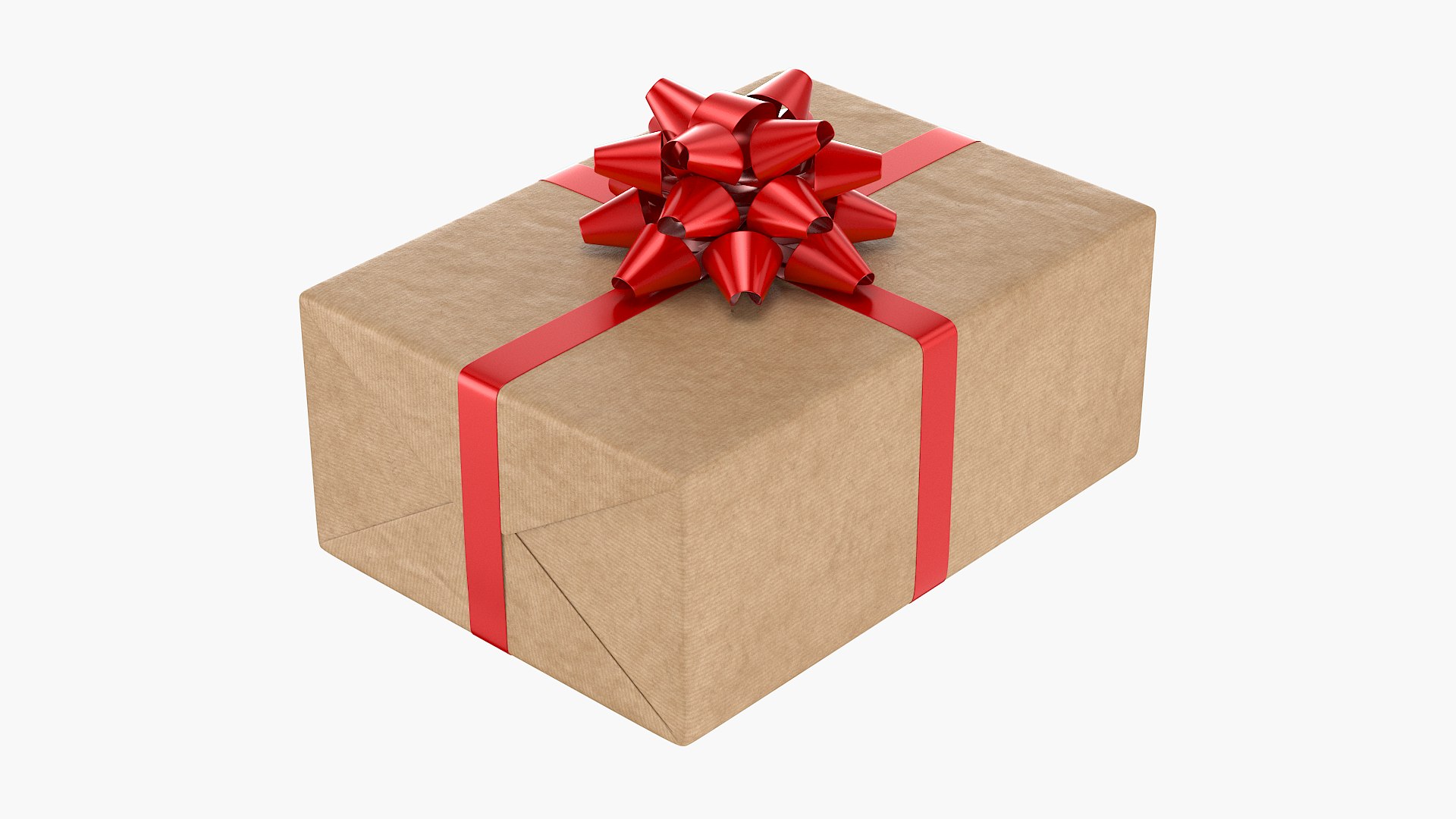 3D Wrapped Gift Box 2 V2 Model - TurboSquid 2294824