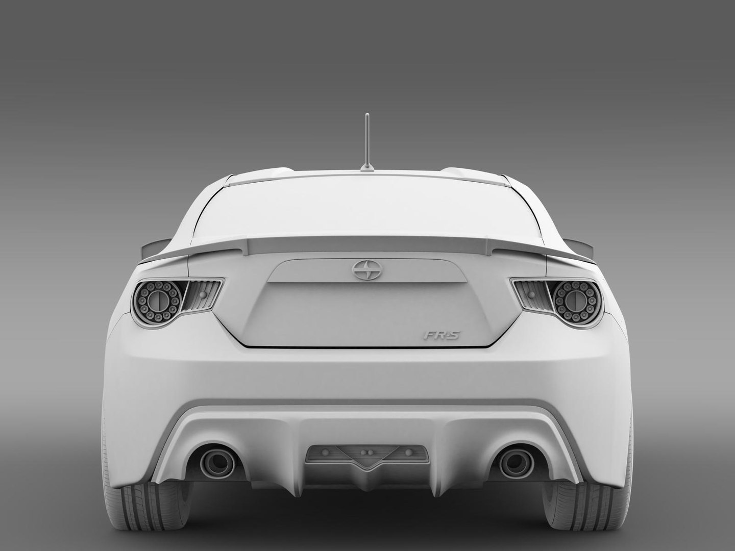 scion fr s monogram 3d model