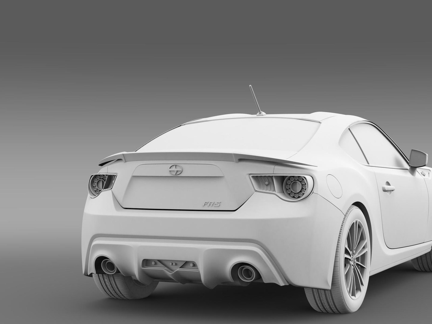scion fr s monogram 3d model