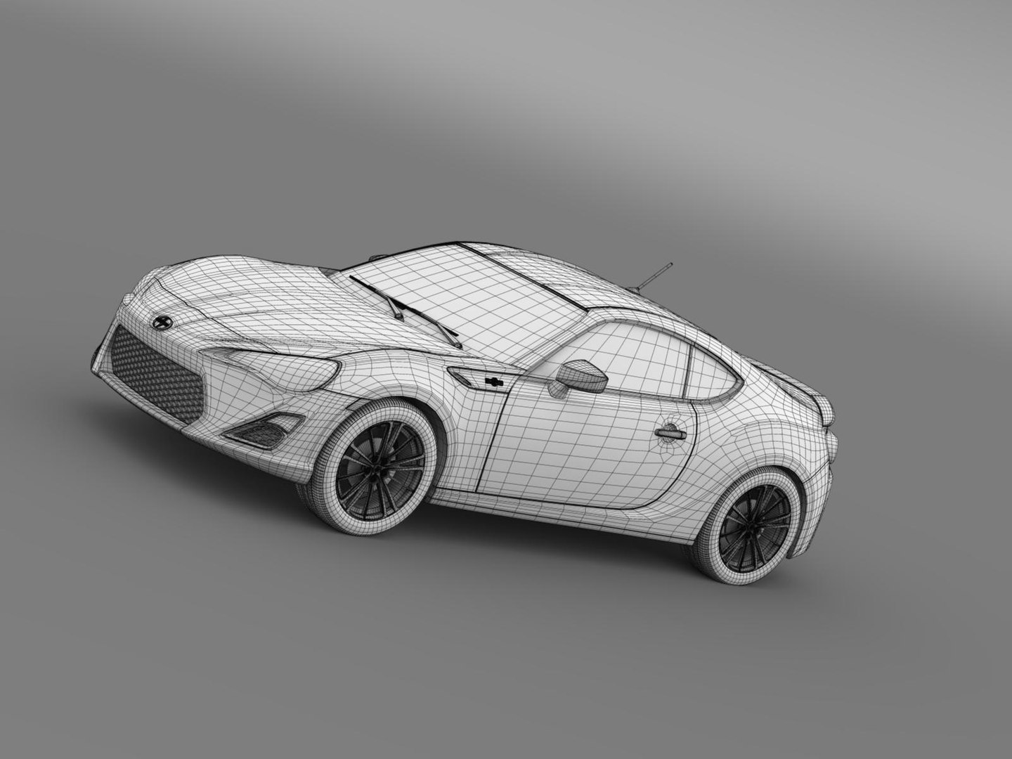 scion fr s monogram 3d model