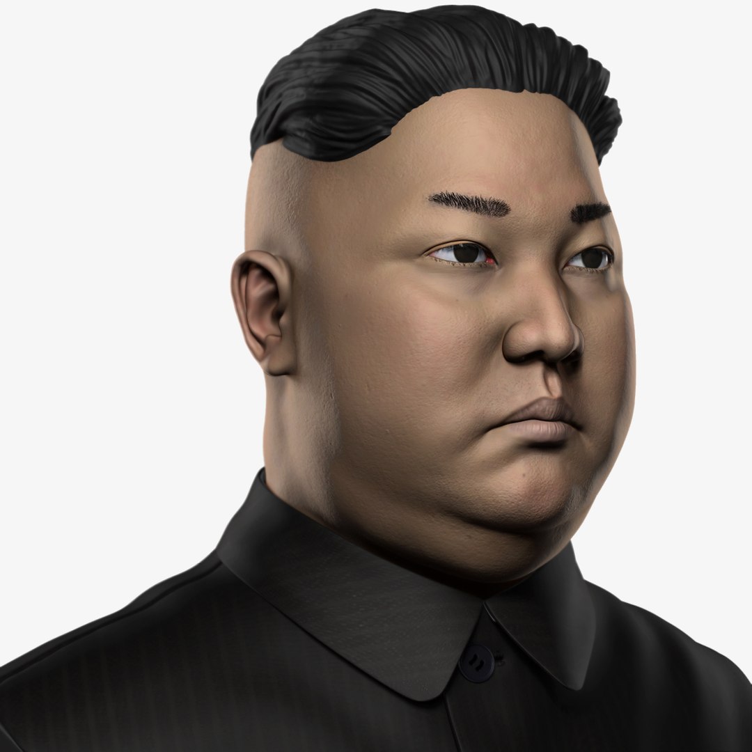 Bust Kim Jong-un 3d Model