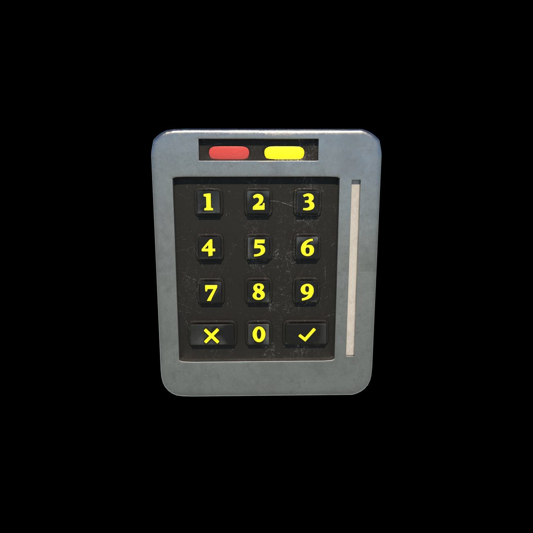 Keypad 3D Model 3D Model - TurboSquid 2343481