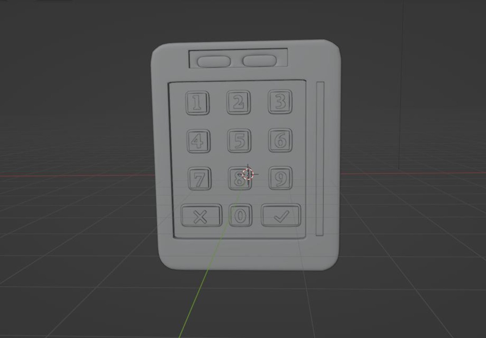 Keypad 3D Model 3D Model - TurboSquid 2343481