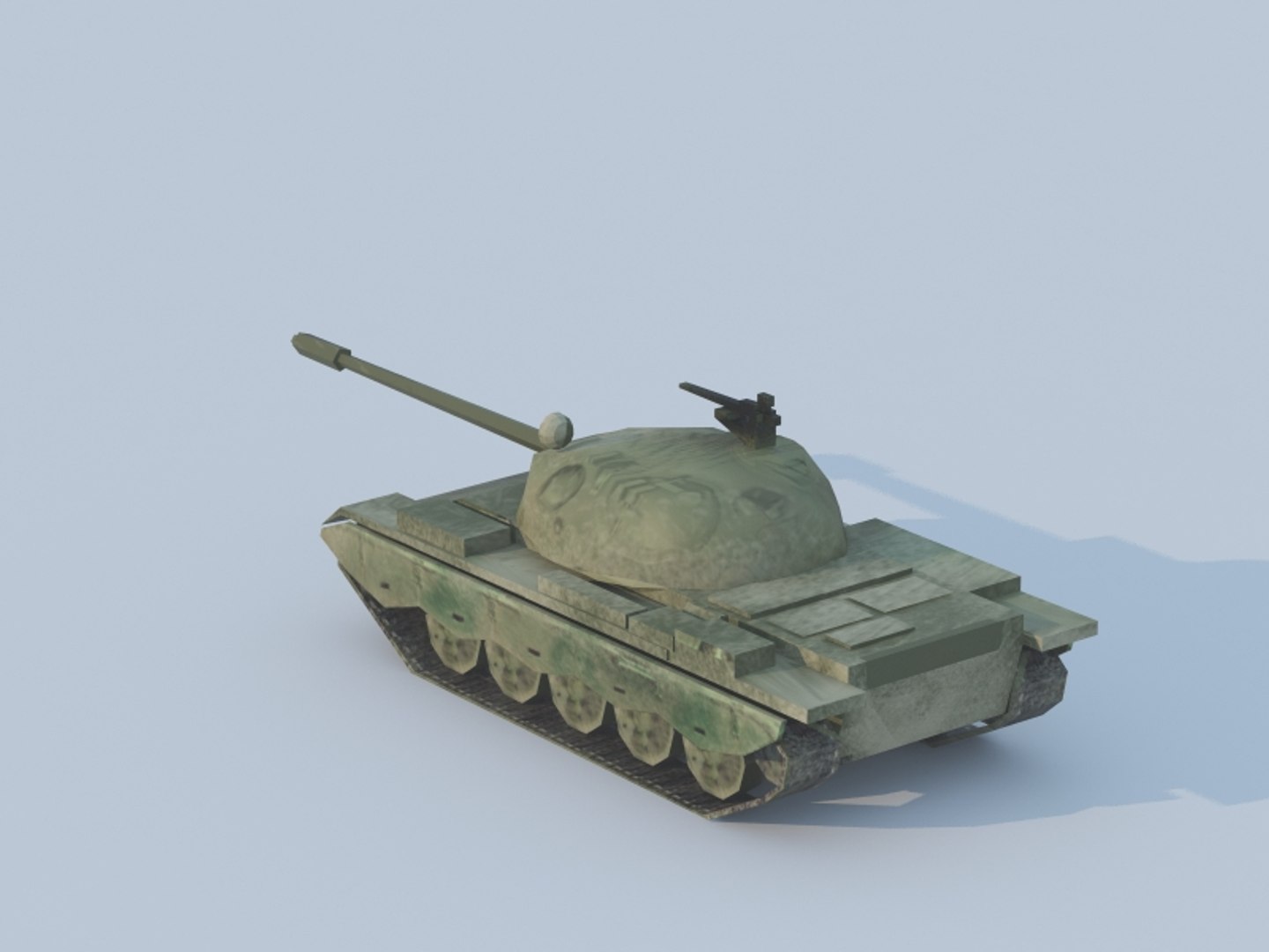 Type 69 Battle Tank 3d Model