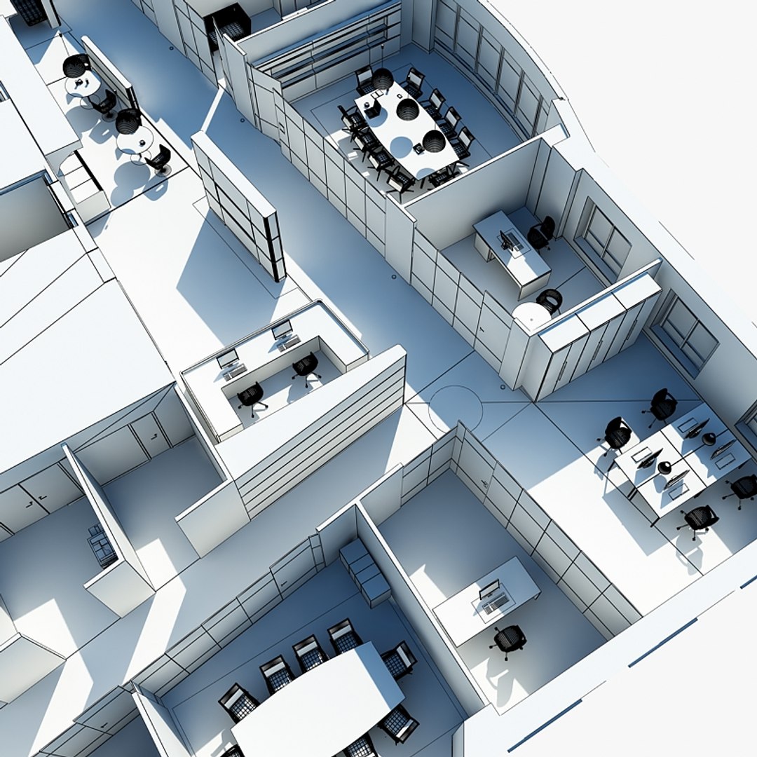 3d Office Interior 2