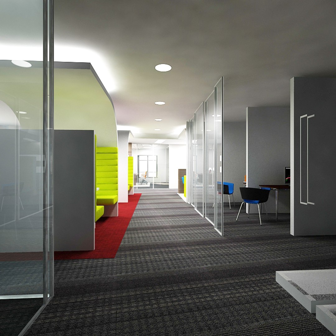 3d Office Interior 2