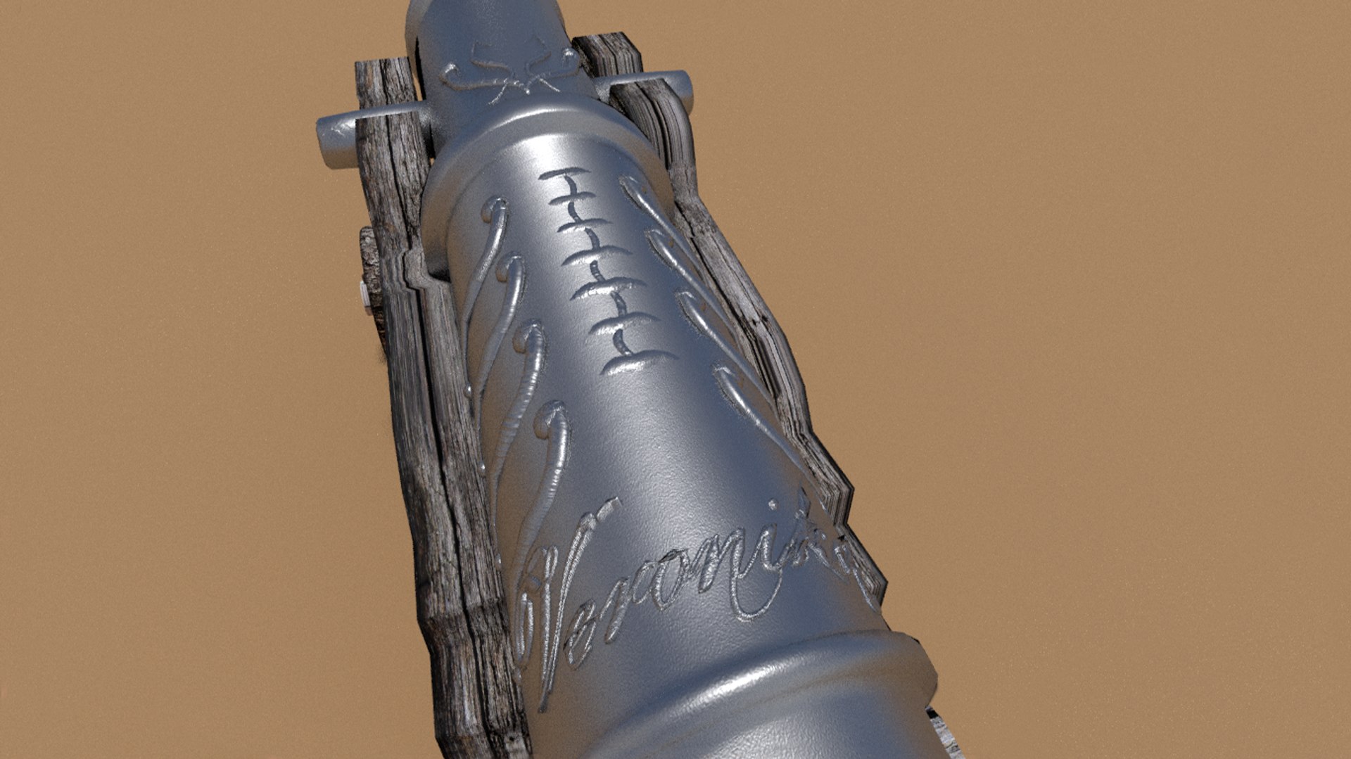 3d Model Gun Metal