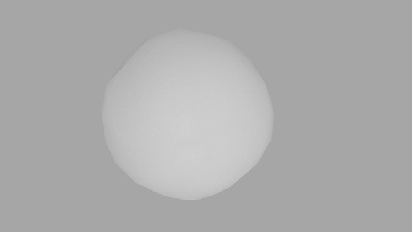 3D snow snowball ball model - TurboSquid 1482624